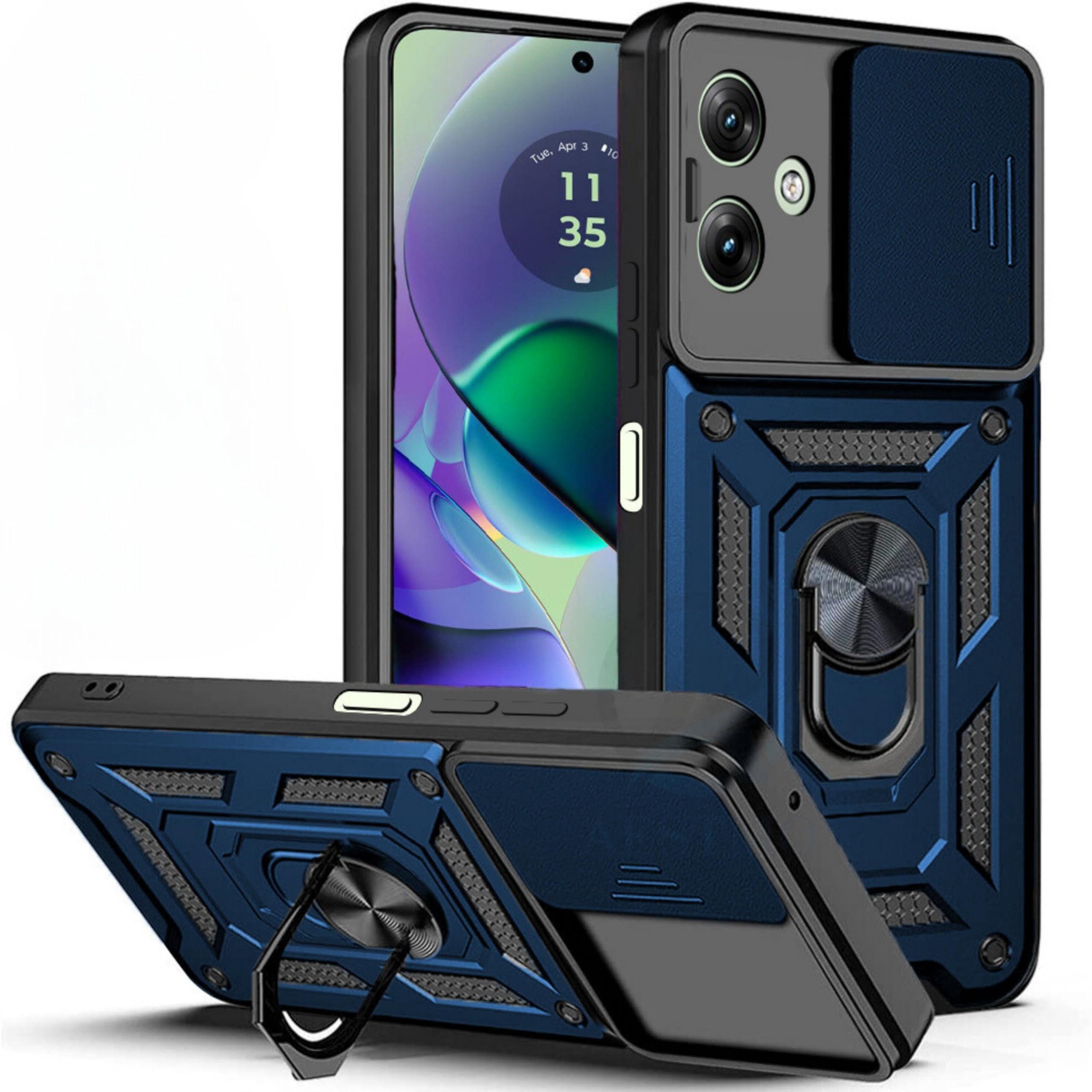 SPAZY CASE® Moto G64 5G Back Case | Heavy Duty Hybrid Case with 360 ...
