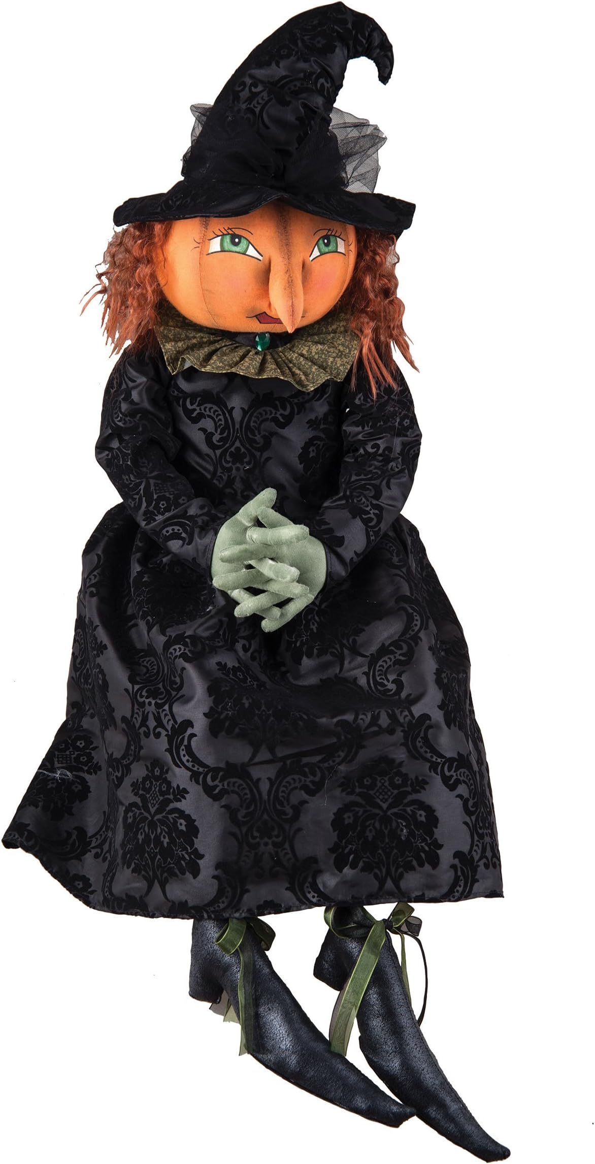Amazon.com: GALLERIE II Halloween Obadiah Pumpkin Harvest Large Folk ...