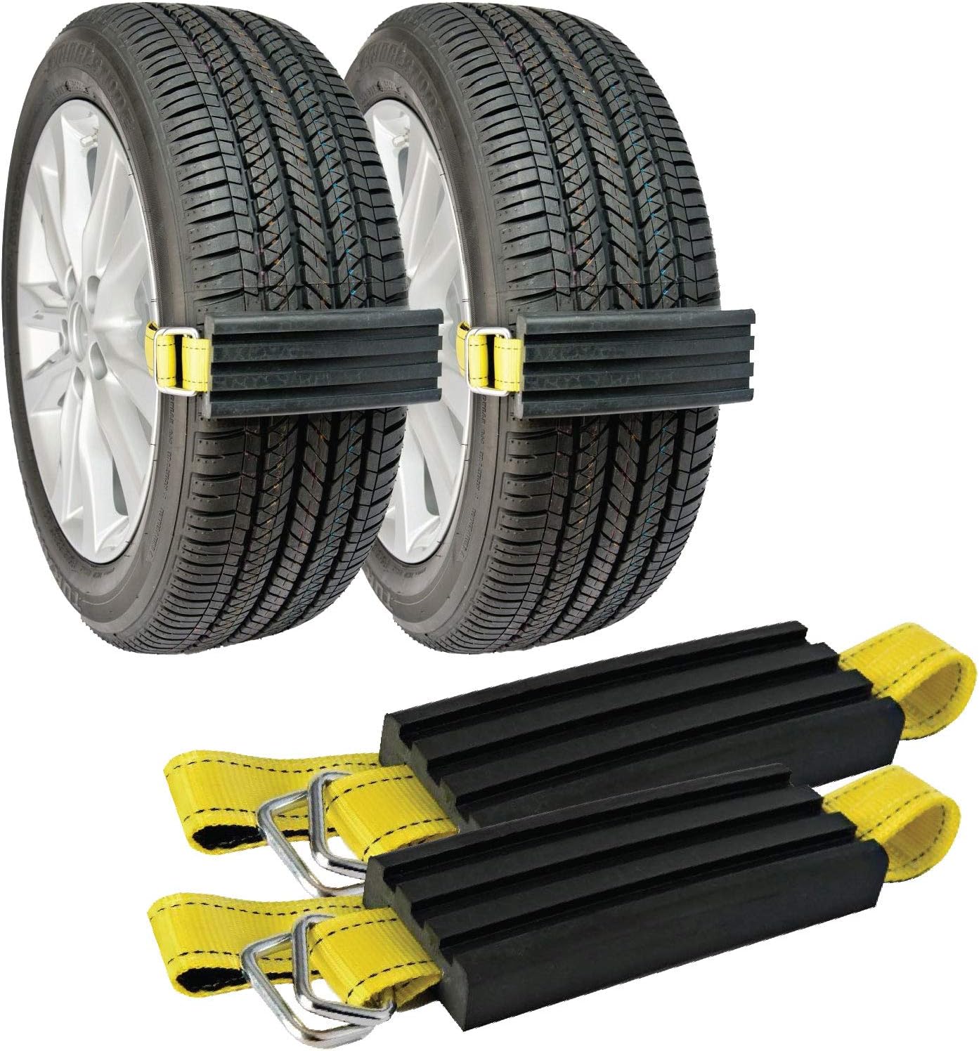 Amazon.com: TRACGRABBER Tire Traction Device for Cars & Small SUVs, Set ...