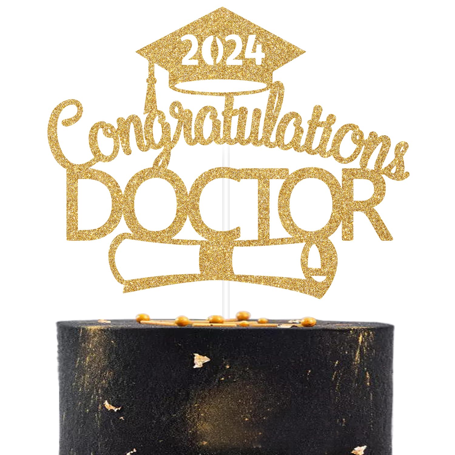 Amazon.com: Congratulations Doctor Grad Cake Topper, Future Doctor ...