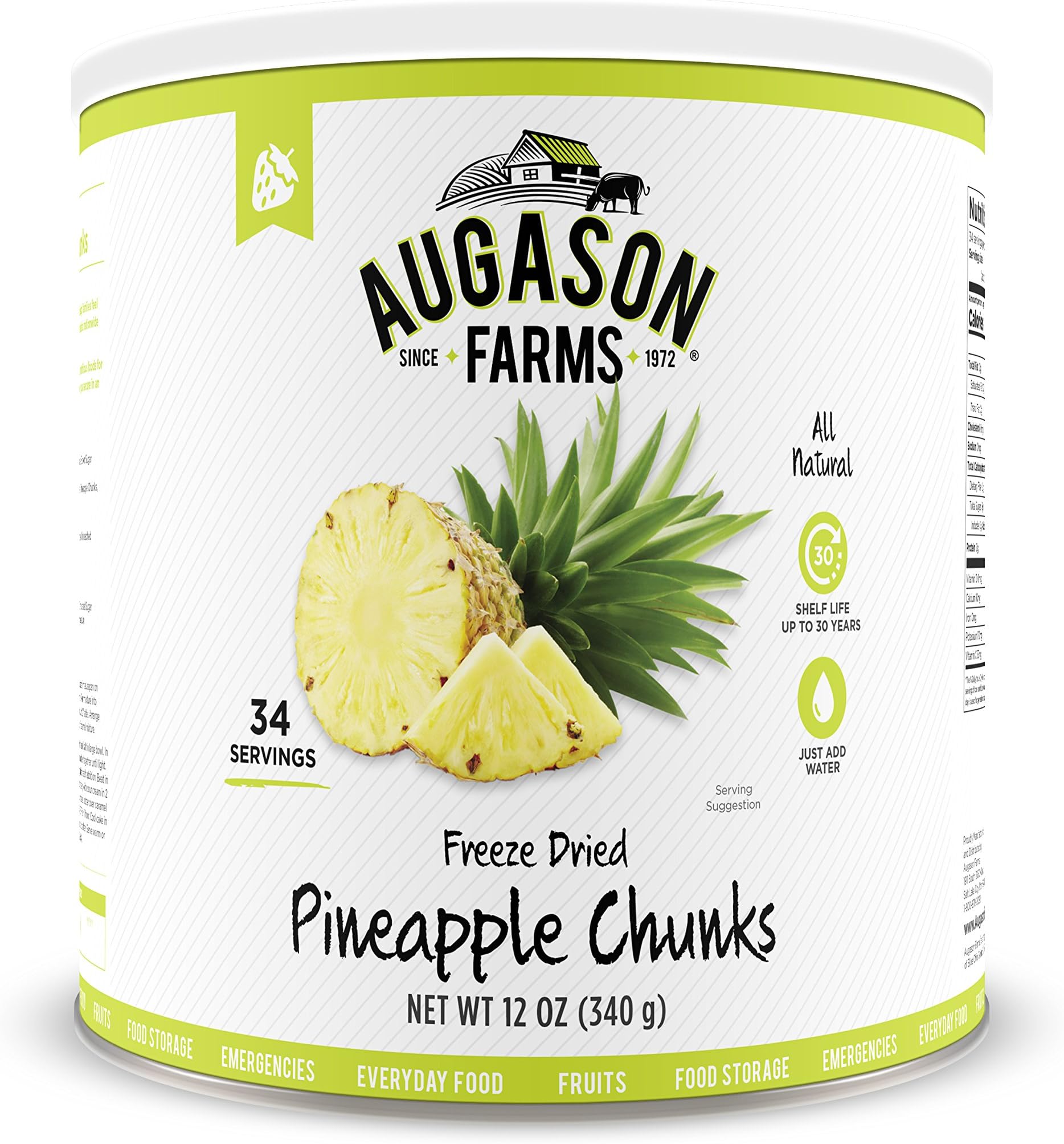 Amazon.com: CRISPY GREEN Freeze Dried Pineapple, 2.54 OZ : Grocery ...