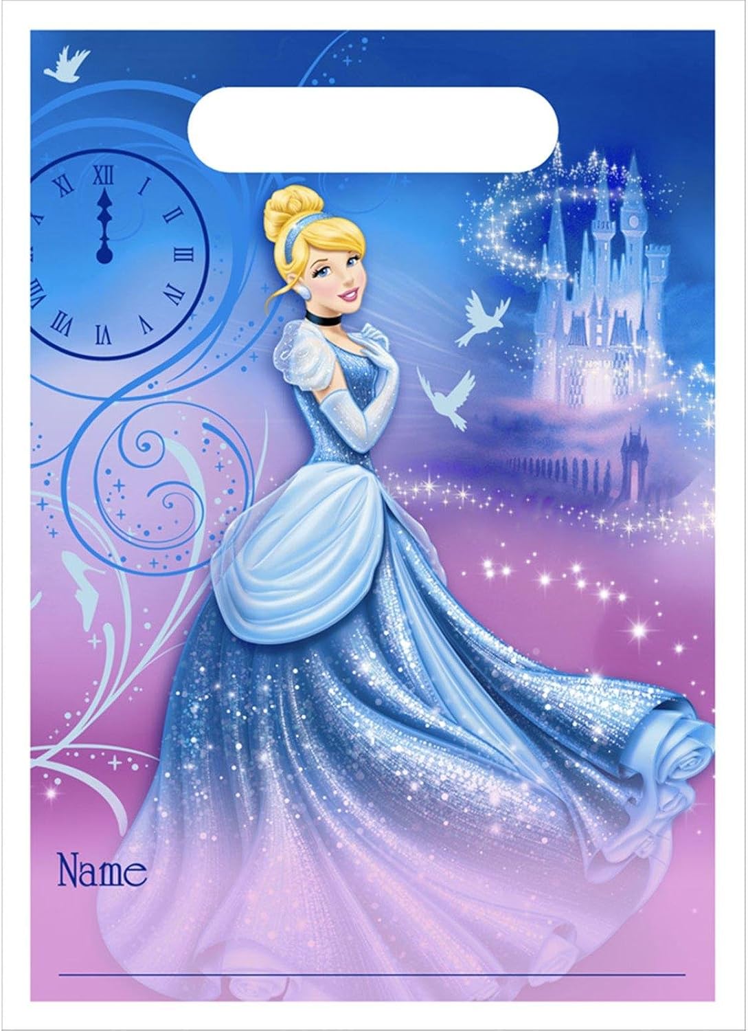 Amazon.com: Disney's Cinderella Sparkle Loot Bags 8 Pack : Toys & Games
