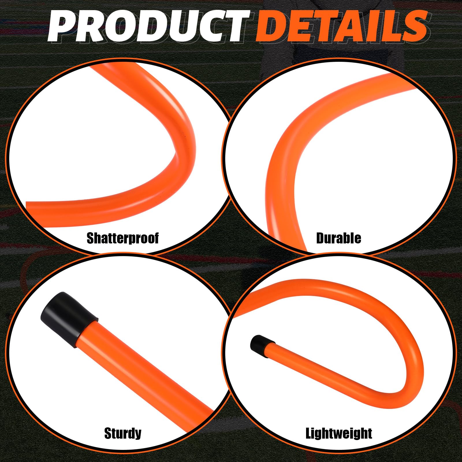 Snapklik.com : Wettarn 10 Pcs Speed Agility Training Hurdles Detachable ...