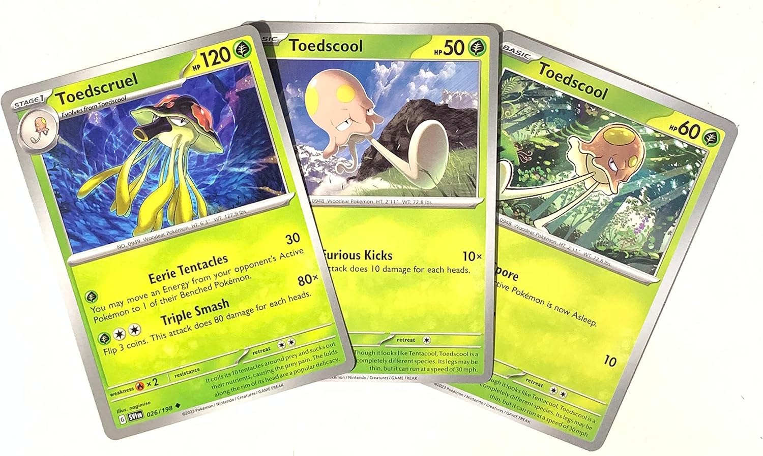 Amazon.com: Toedscruel 026/198 - Scarlet & Violet - Pokemon Evolution 3 ...