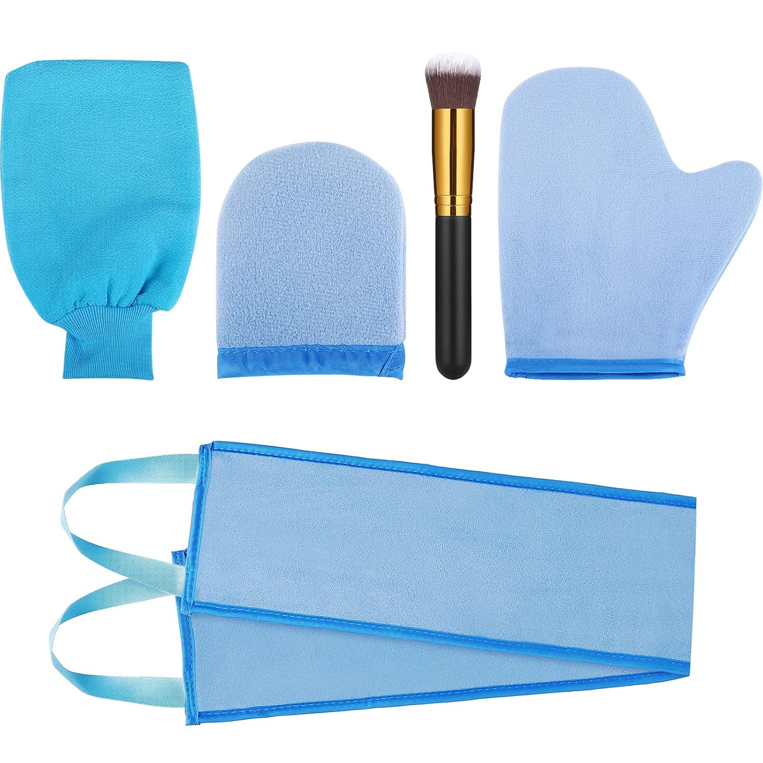Amazon.com: 5 Pieces Self Tanning Mitt Applicator Kit, Includes ...