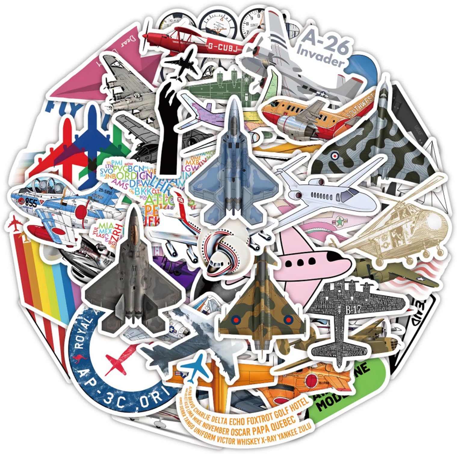 Amazon.com: Airplane Stickers for Kids, Positive Stickers for Kids ...