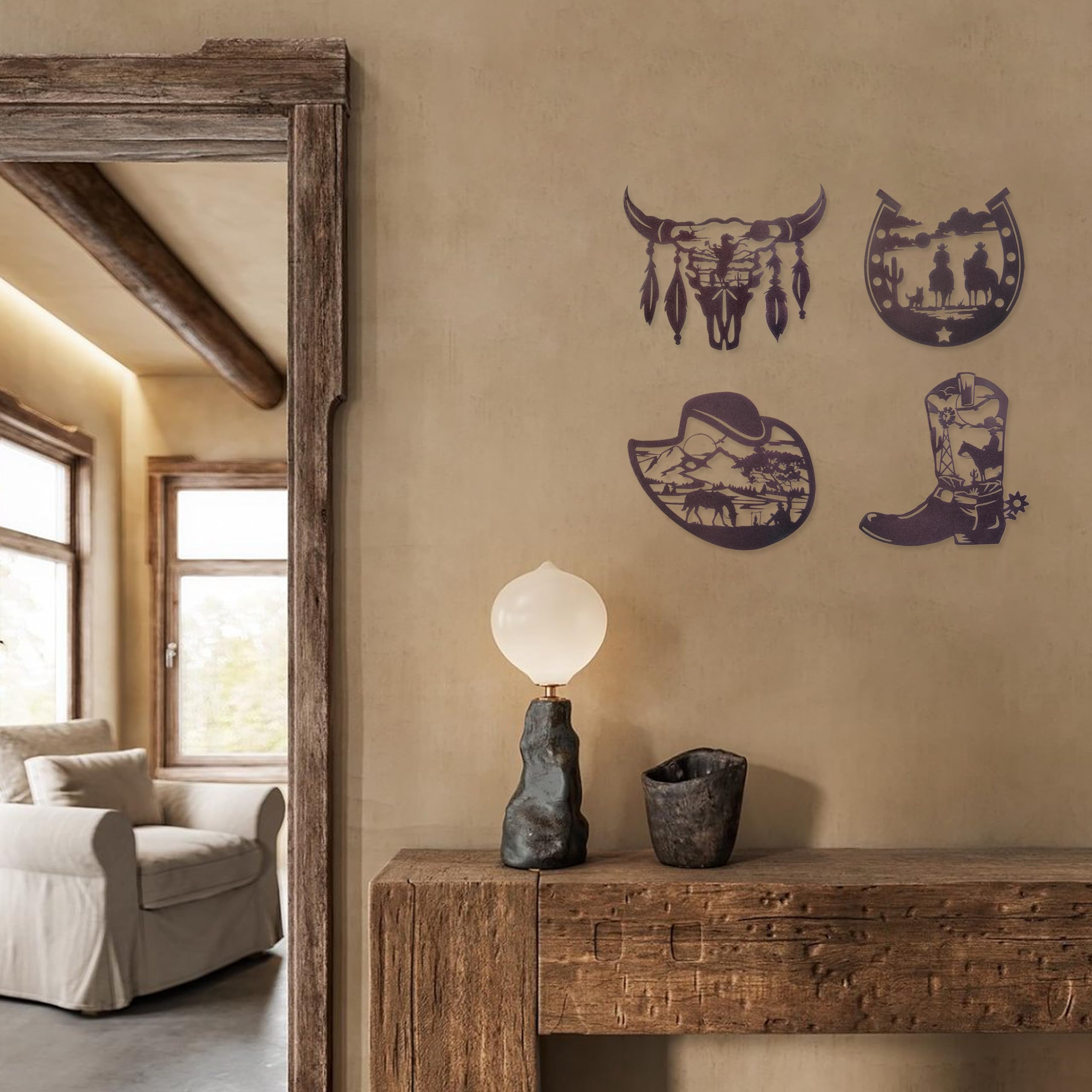 Western Brown Wall And Decor Western Decor Cowboy Wall Art For Men''s