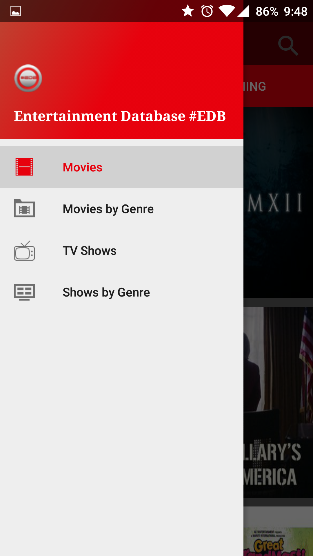 Entertainment Database - App on Amazon Appstore