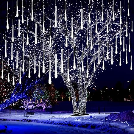 Amazon.com: OMGAI Waterproof Meteor Shower Rain Lights - 30cm 8 Tubes ...