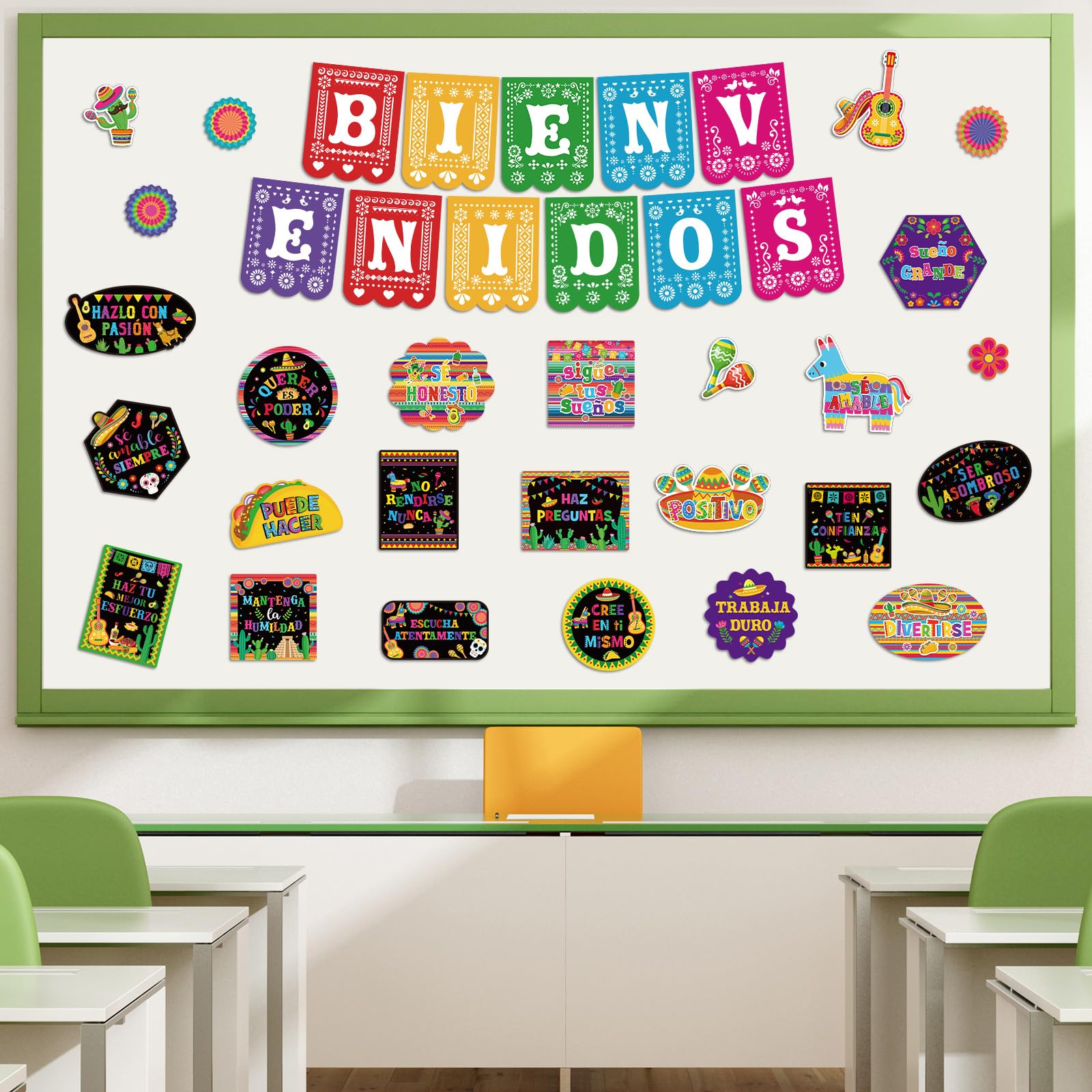 Snapklik.com : 37 Pcs Hispanic Heritage Month Bulletin Board Set ...