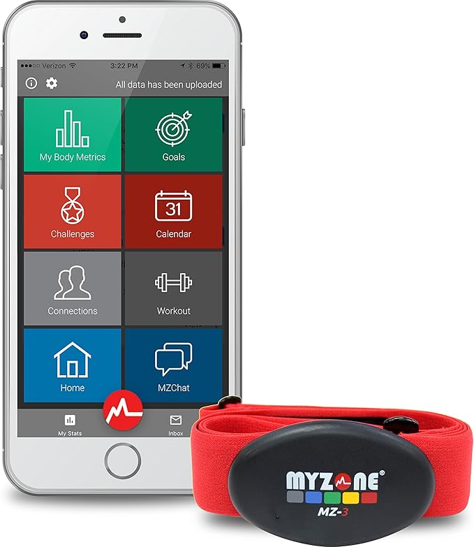 MYZONE MZ-3 Physical Activity Chest Strap Heart Rate Monitor : Amazon.co.uk: Sports & Outdoors