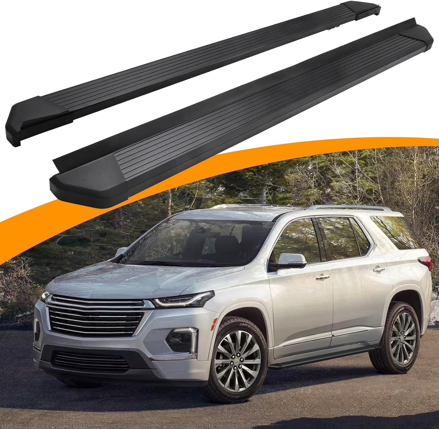 Amazon.com: Snailfly Running Boards Side Steps Fit for 2018-2023 Chevy ...