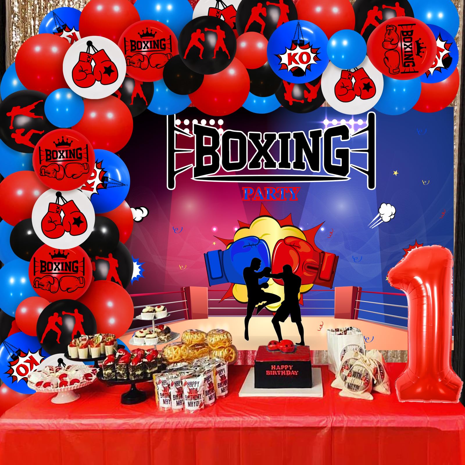 Boxing Themed Birthday Party Boxing Theme Birthday Party Ideas | Photo
