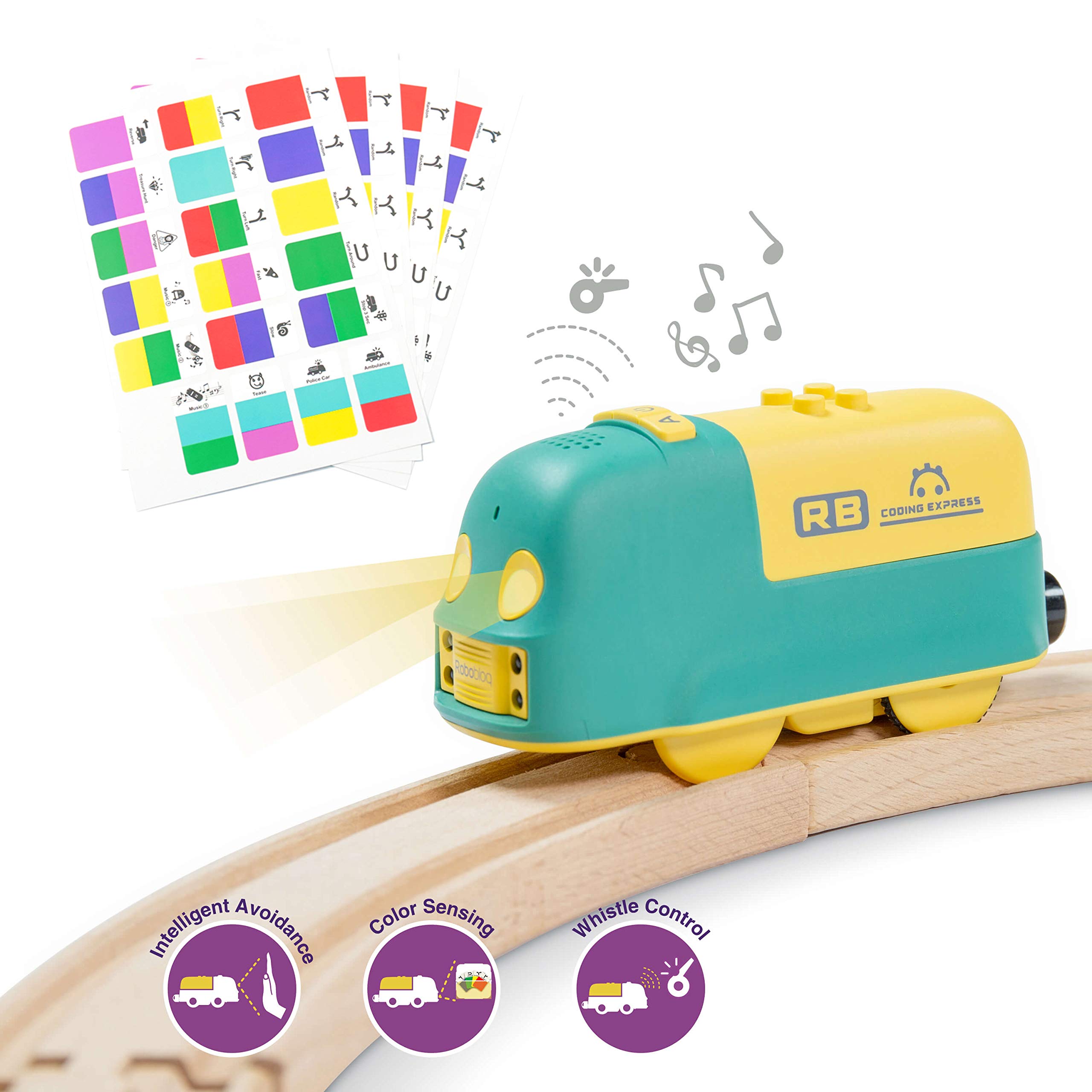Robobloq Smart Hobby Train Sets Toy For Kids STEM Tech Coding Toy Train robobloq-smart-hobby-train-sets-toy-for-kids-stem-tech-coding-toy-train