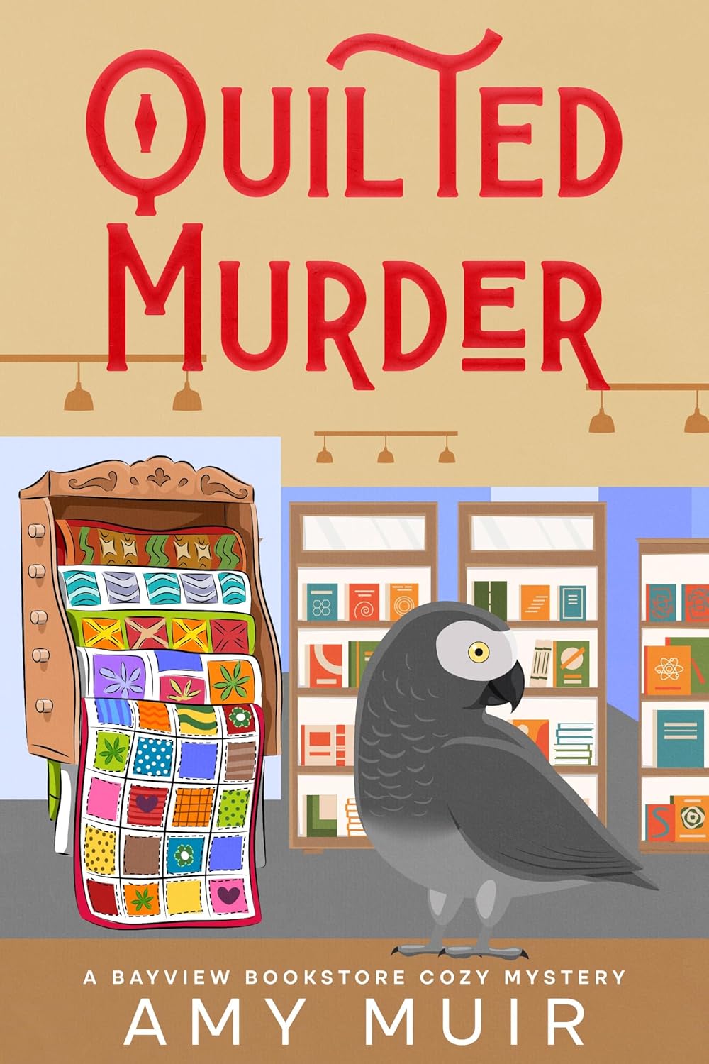 Amazon.com: Quilted Murder: A Bayview Bookstore Cozy Mystery (The Bob ...