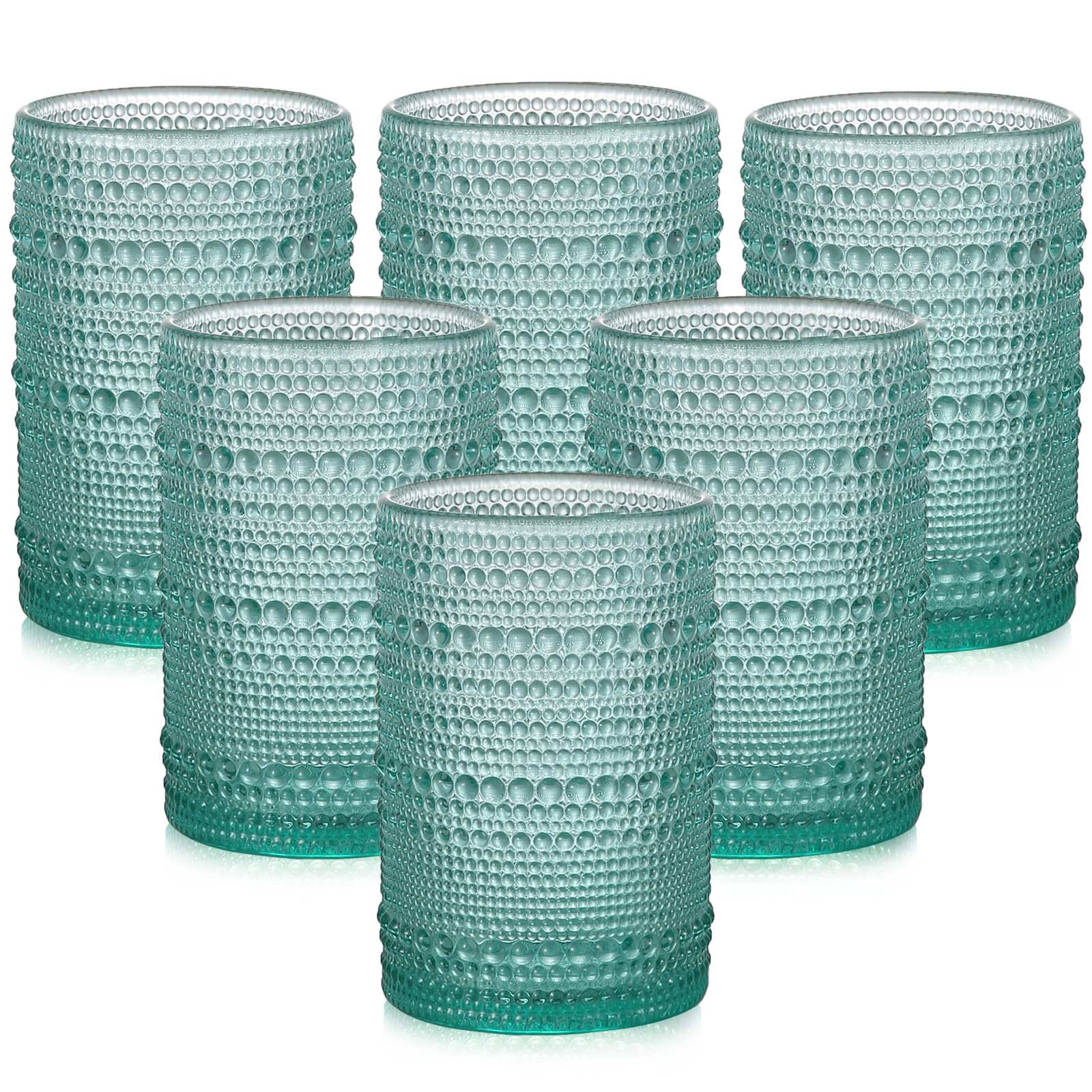 Amazon.com | ZMOWIPDL Vintage Glassware Drinking Glasses Set of 6,15 oz ...