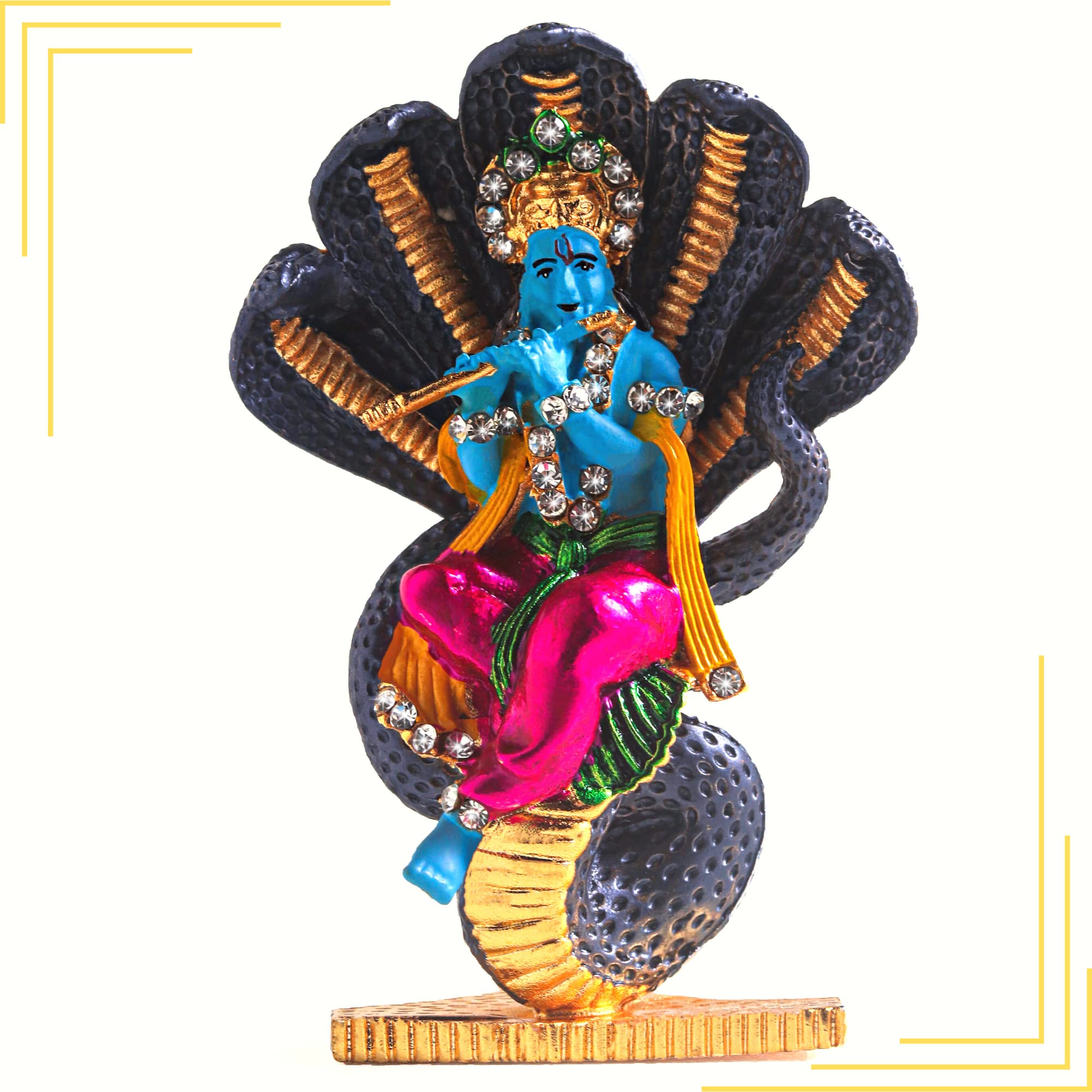 Pudhgal Lord Krishna Idol Sheshnag Lord Krishna Statue For Car ...