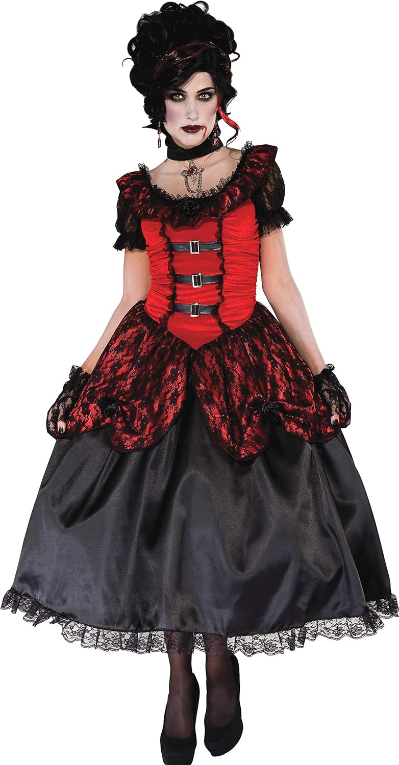 Amazon.com: Rubie's Costume Bloodline Mistress hart Collared Dress With ...