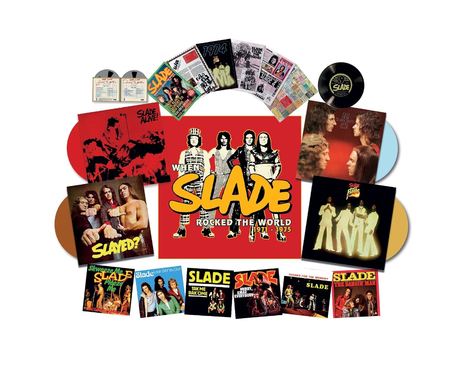 Amazon.com: When Slade Rocked the World 1971-75 Collectors Box: CDs & Vinyl