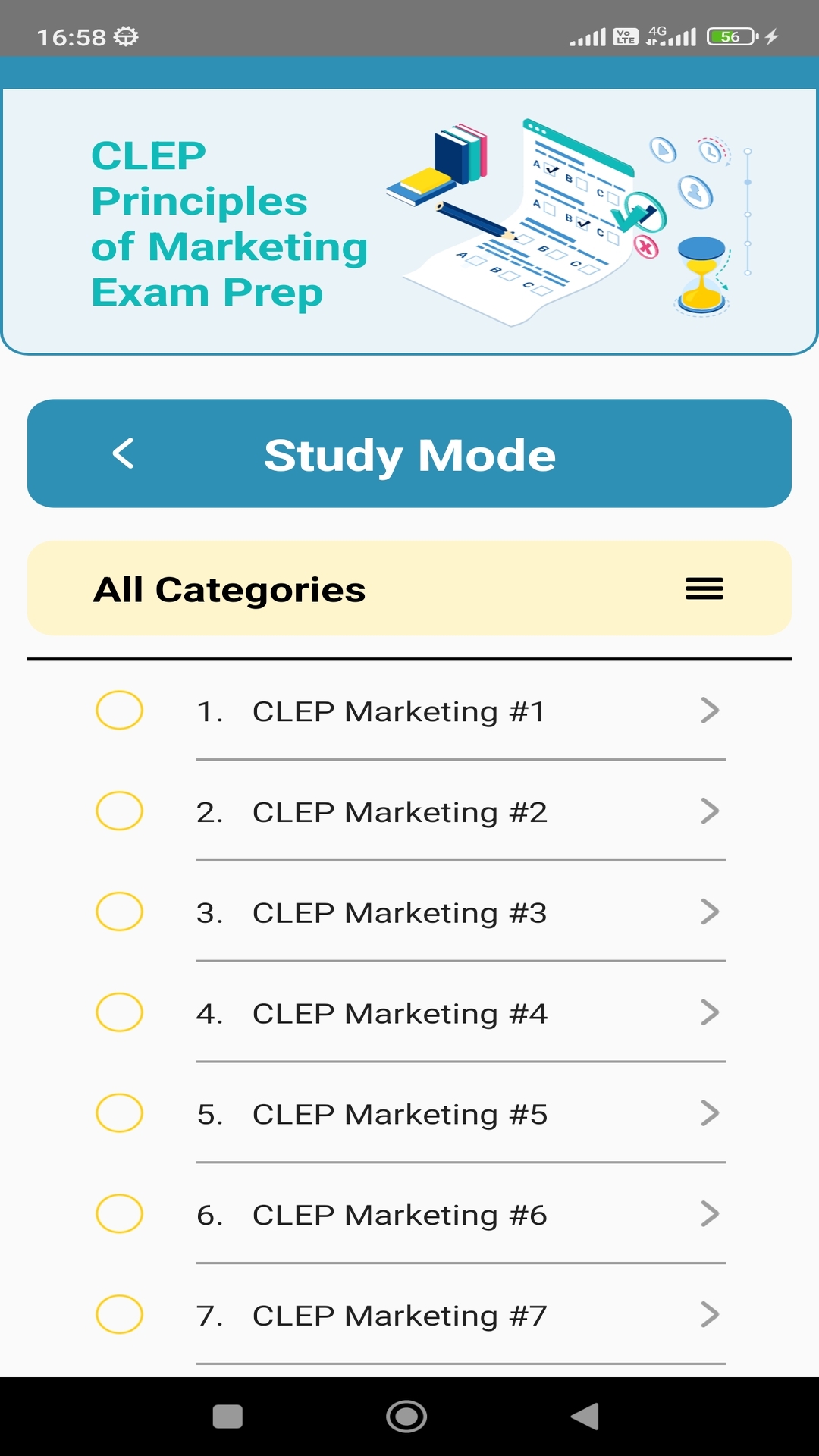 CLEP Principles of Marketing Exam Prep - App on Amazon Appstore