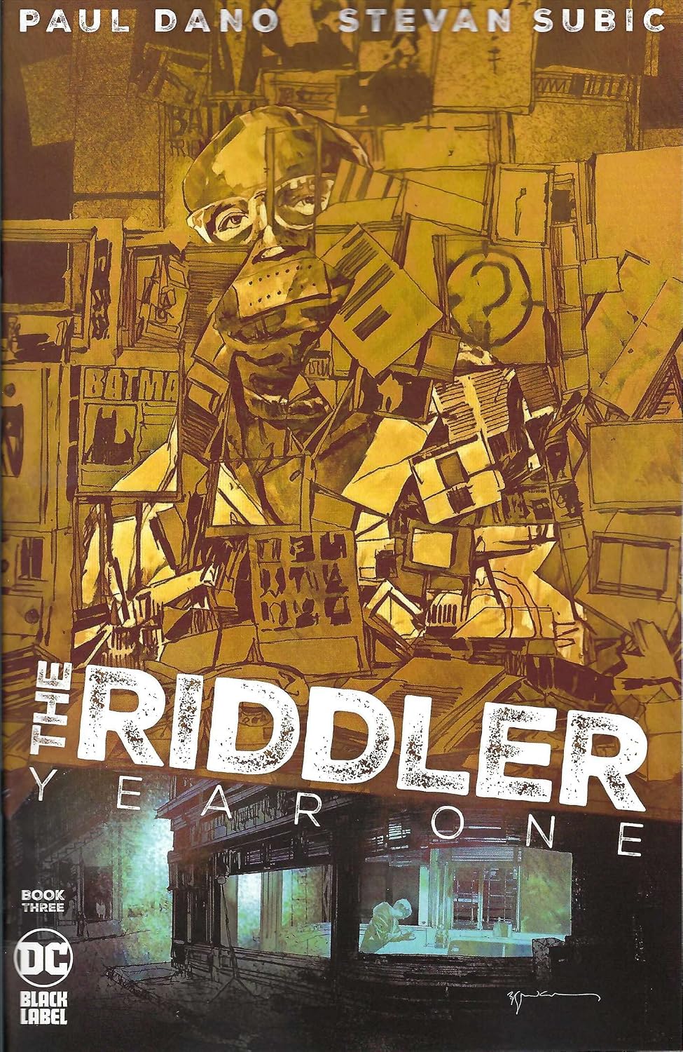 Amazon.com: Riddler: Year One #3 VF/NM ; DC comic book | Black Label ...