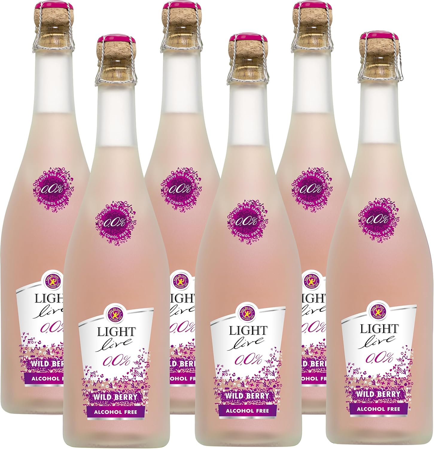 LIGHT live alkoholfrei 0,0% Sparkling Wildberry (6 x 0,75 l) : Amazon ...