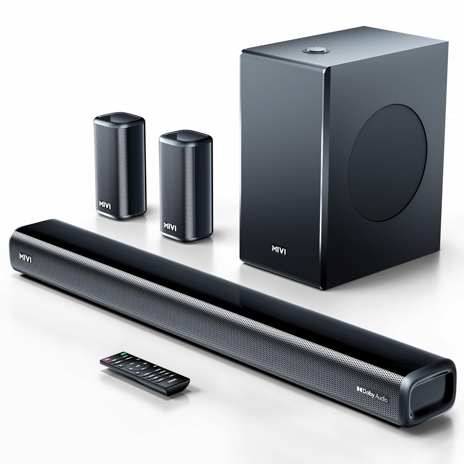 Mivi Fort H750 Soundbar Dolby Audio[Just Launched] Home Theatre -750W ...