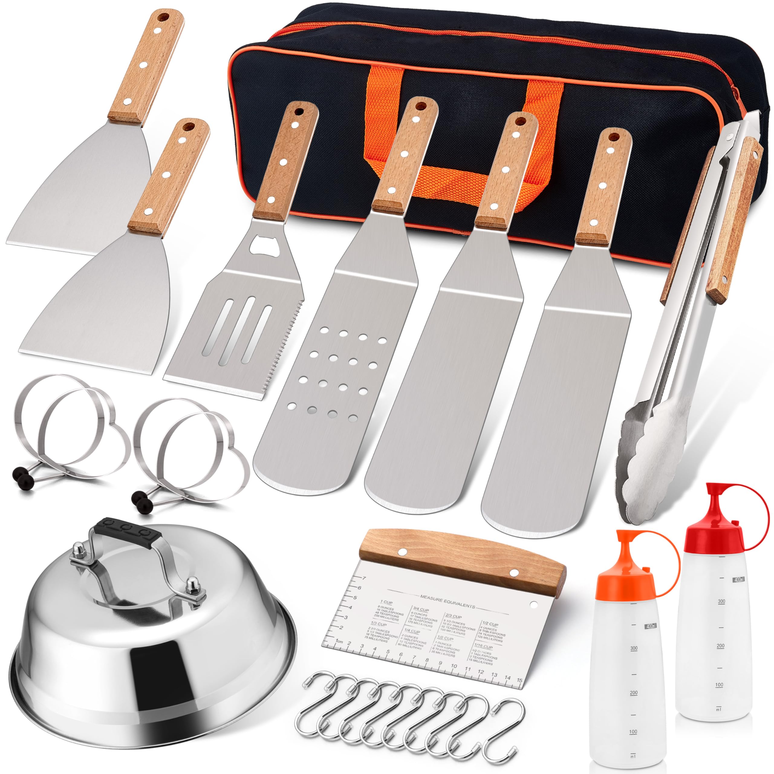 Snapklik.com : Griddle Accessories Kit Of 28, Heavy Duty Stainless ...