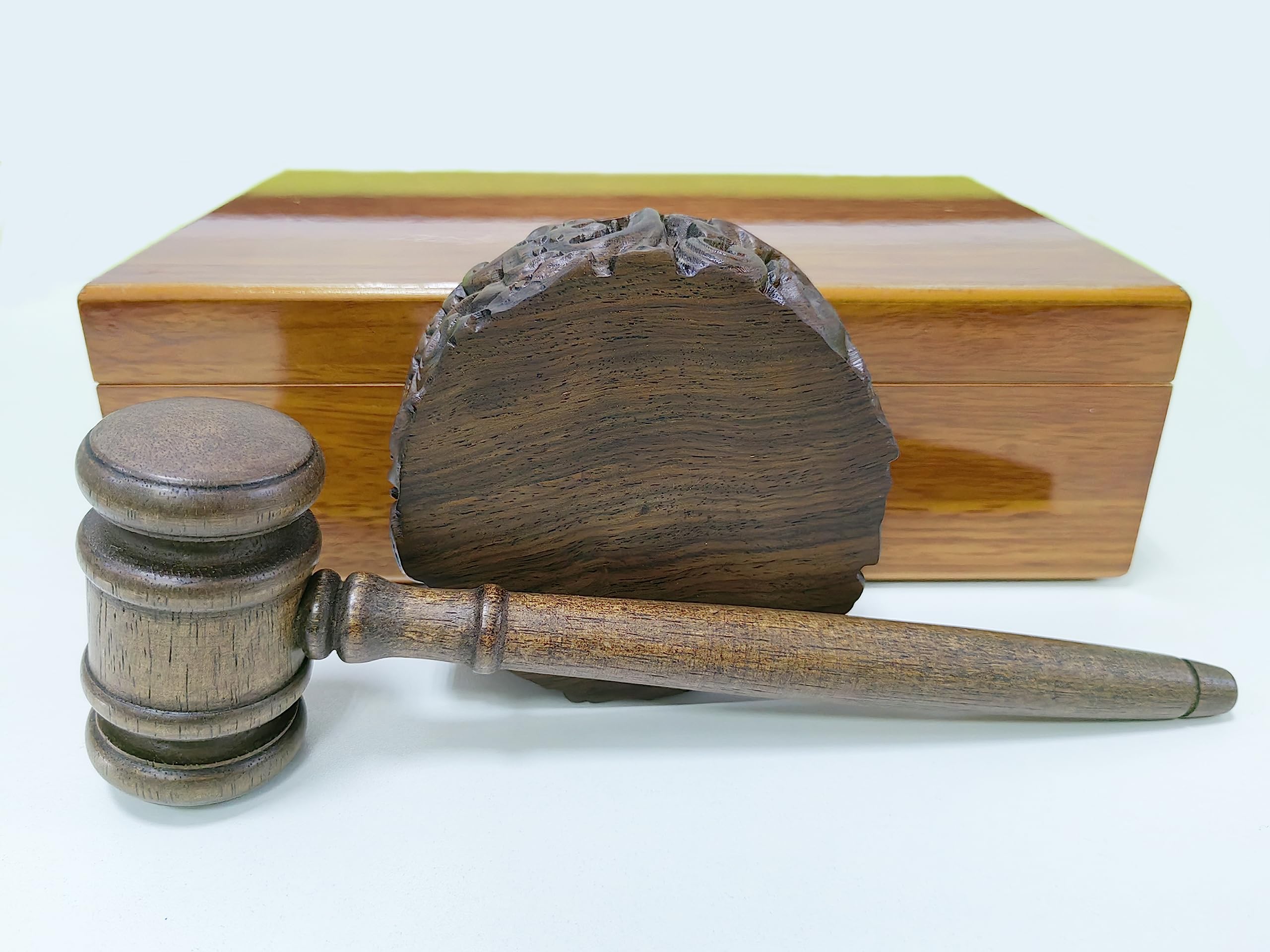 Legal Ceremony Gavel Handmade Wooden Gavel And Block Set - Judge Lawyer ...
