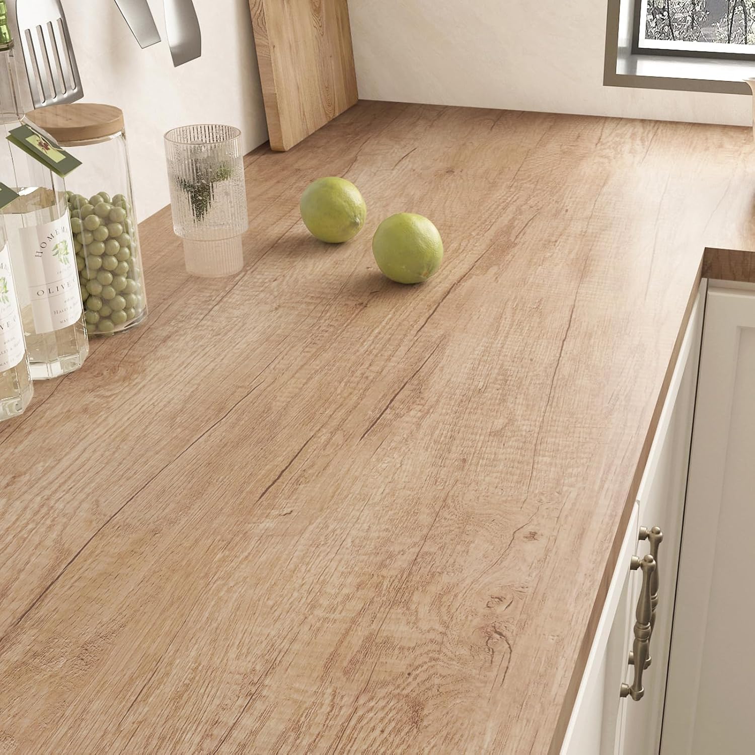 Amazon.com: ReWallpaper Light Wood Contact Paper Peel and Stick ...