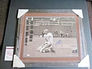 YA TITTLE SIGNED 16x20 PHOTO ~ FRAMED ~ Authenticated ~ AUTOGRAPH ...