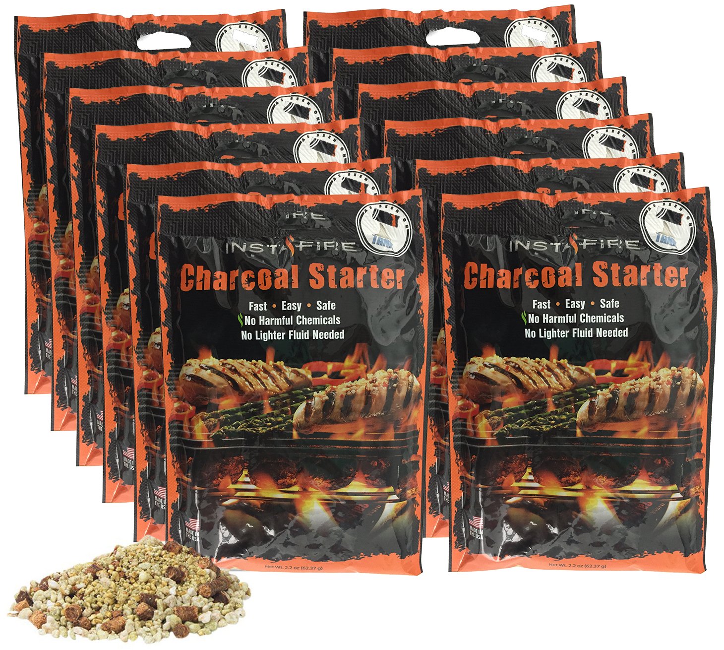 Snapklik.com : Insta-Fire Granulated Single Use Charcoal Briquette ...