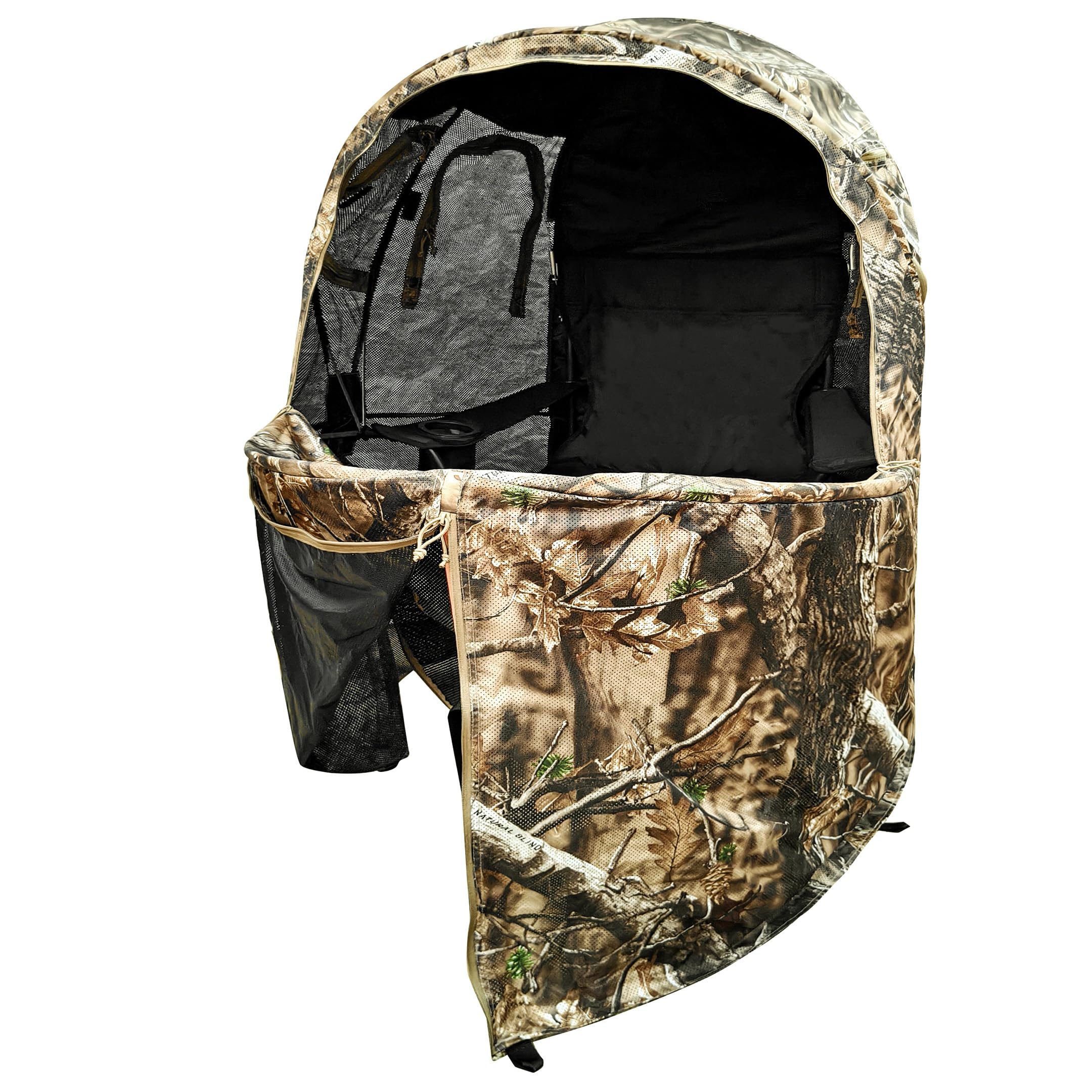 Deer Hunting See-Through Hunting Ground Blind With Built-in Chair For ...