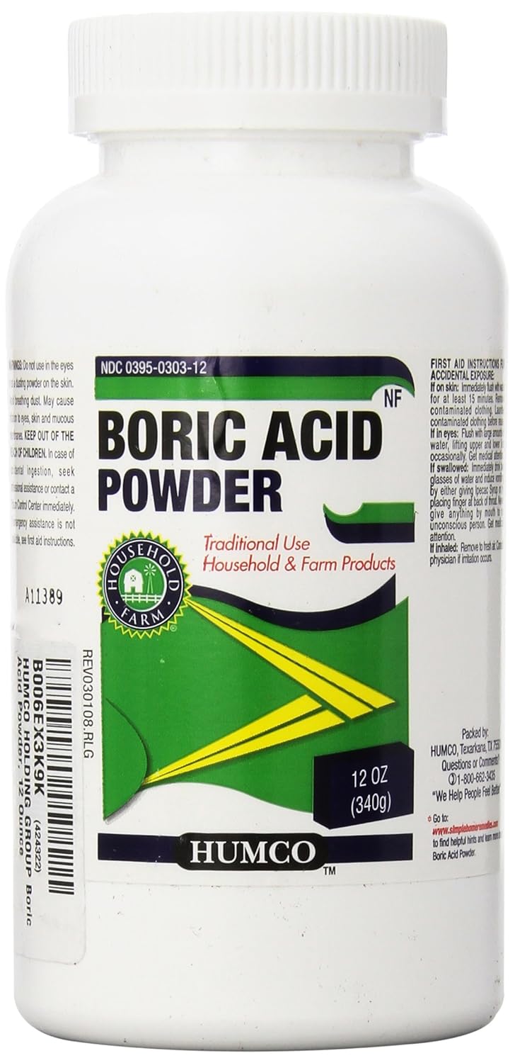 Amazon.co.jp: HUMCO HOLDING GROUP Boric Acid Powder, 12 Ounce by HUMCO ...