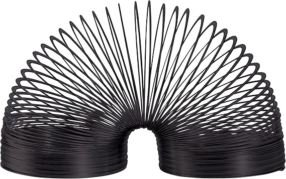 Amazon.com: Collector’s Slinky The Original Walking Spring Toy, Black ...