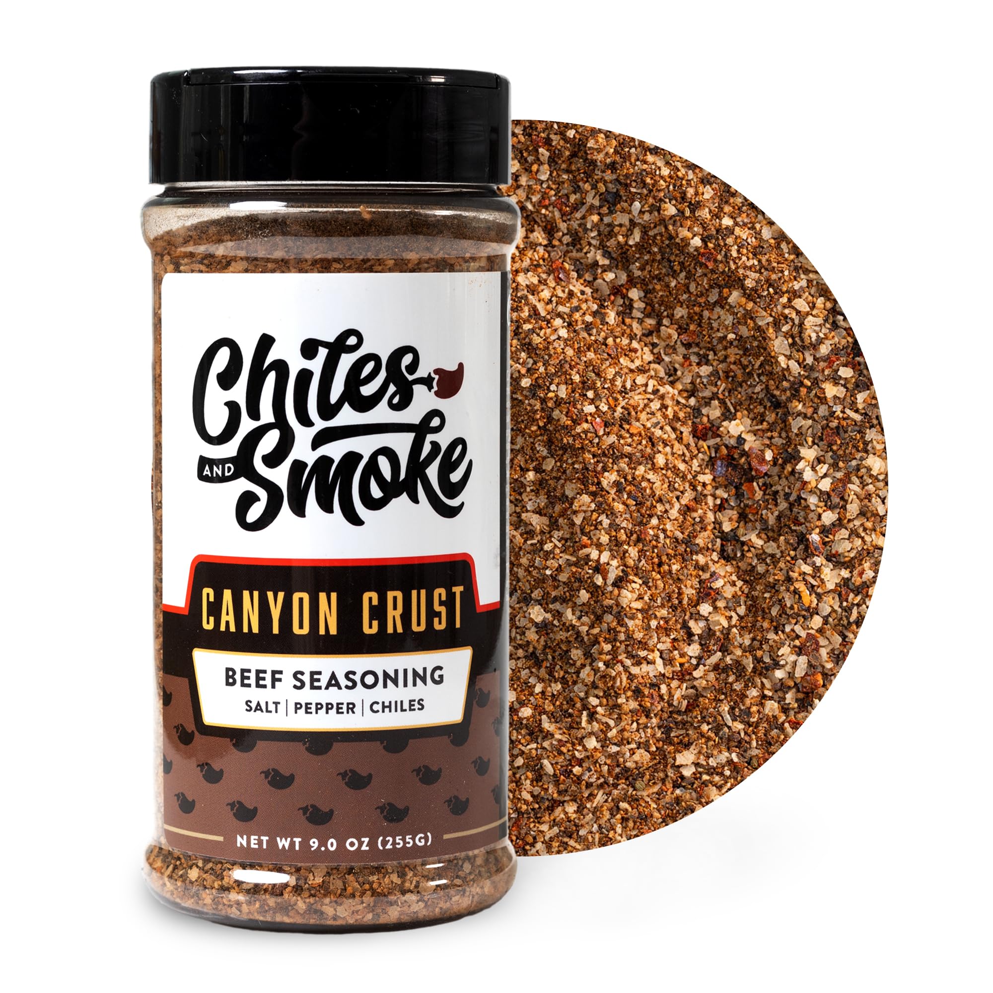 Amazon.com : Chiles and Smoke - Canyon Crust Beef Seasoning, Great on ...