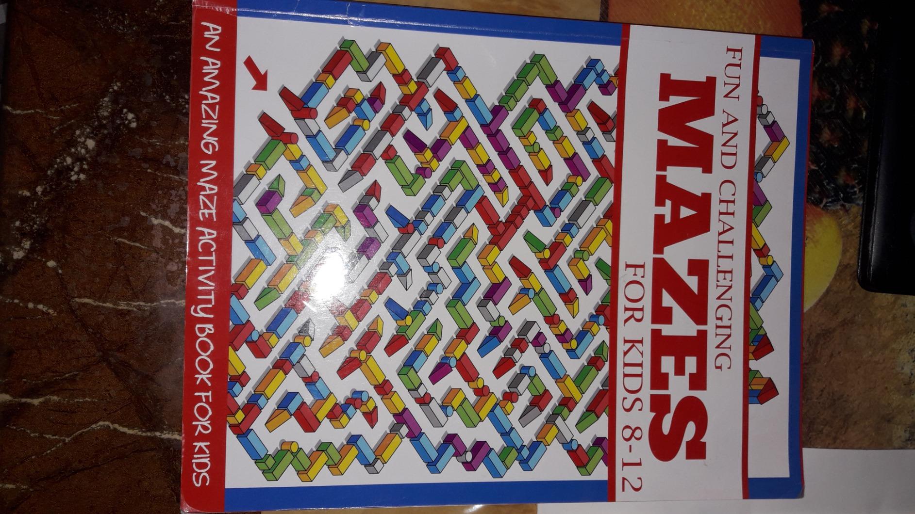 Fun and Challenging Mazes for Kids 8-12: An Amazing Maze Activity Book ...