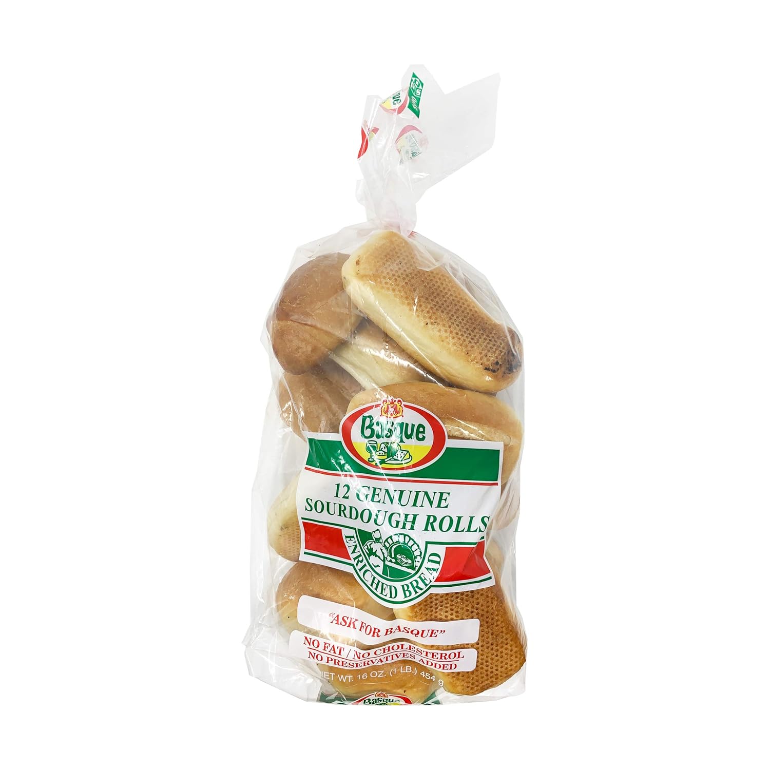 Amazon.com: BASQUE FRENCH BAKERY French Sourdough Dinner Rolls, 16 OZ ...
