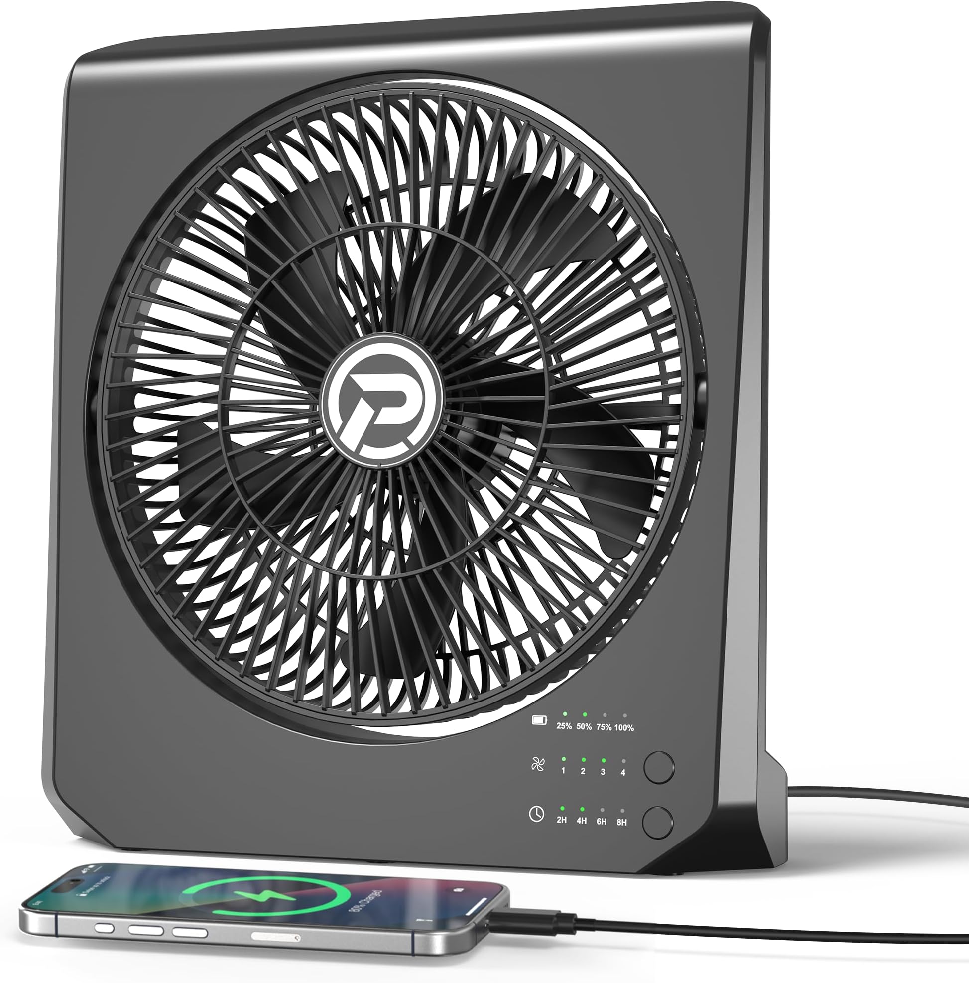 Amazon.com: O2COOL Treva Fan 10 inch Battery or Electric Operated ...