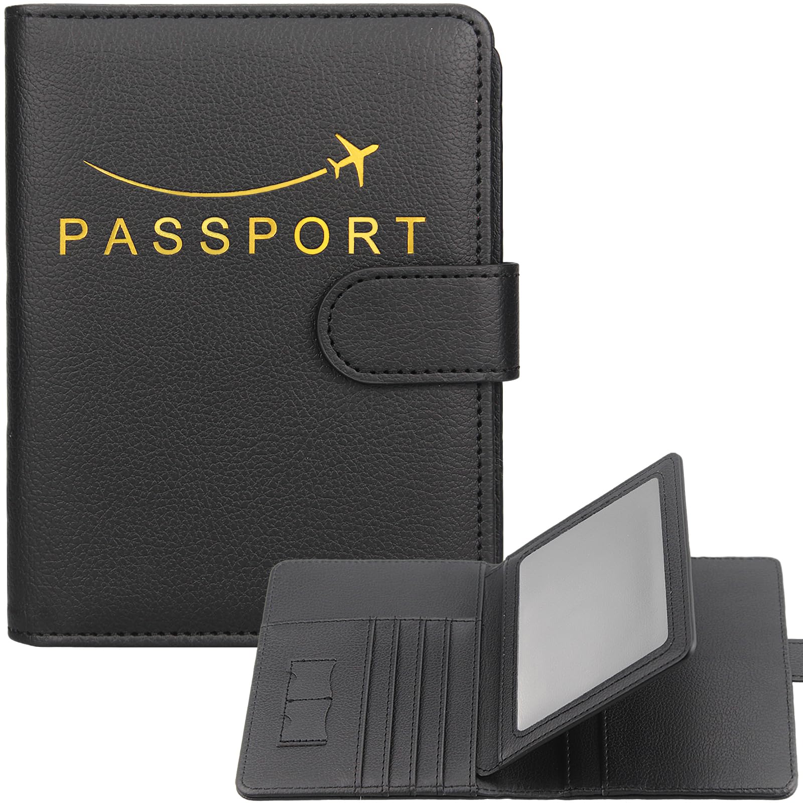 Amazon.com | Gulnara Premium PU Leather Passport Holder, Travel ...