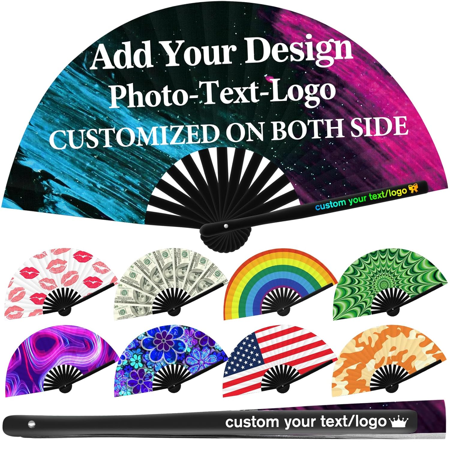 Amazon.com: Personalized Fans for Line Dancing Custom Clack Fan Boots ...