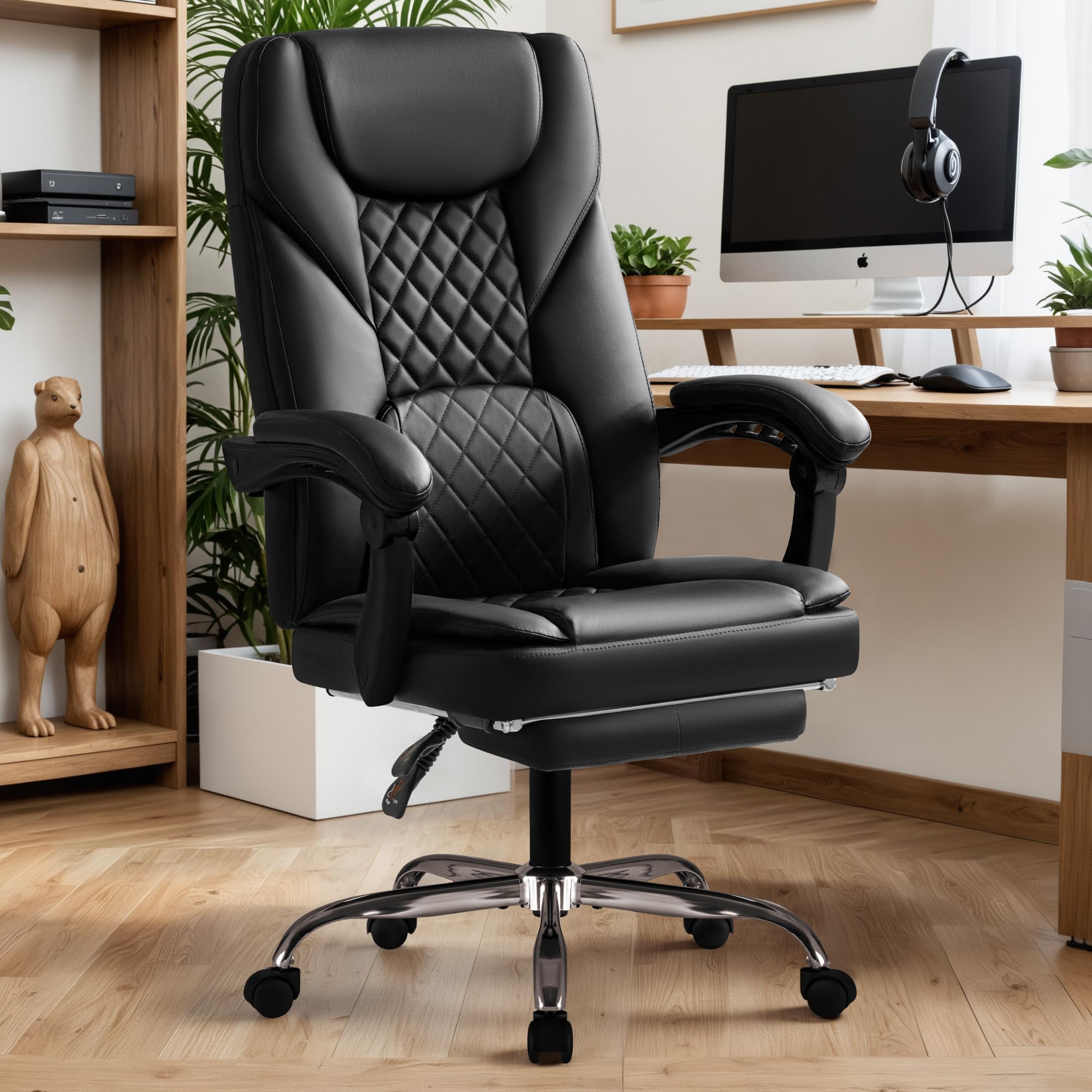 Snapklik.com : Shahoo Executive Office Chair High Back Adjustable ...