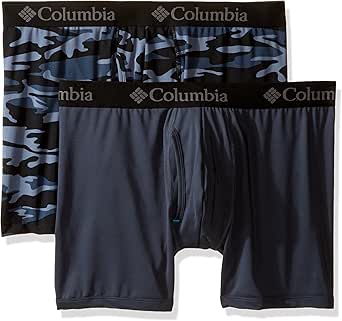 Columbia Men's 2-Pack Camouflage Performance Stretch Boxer Brief at ...