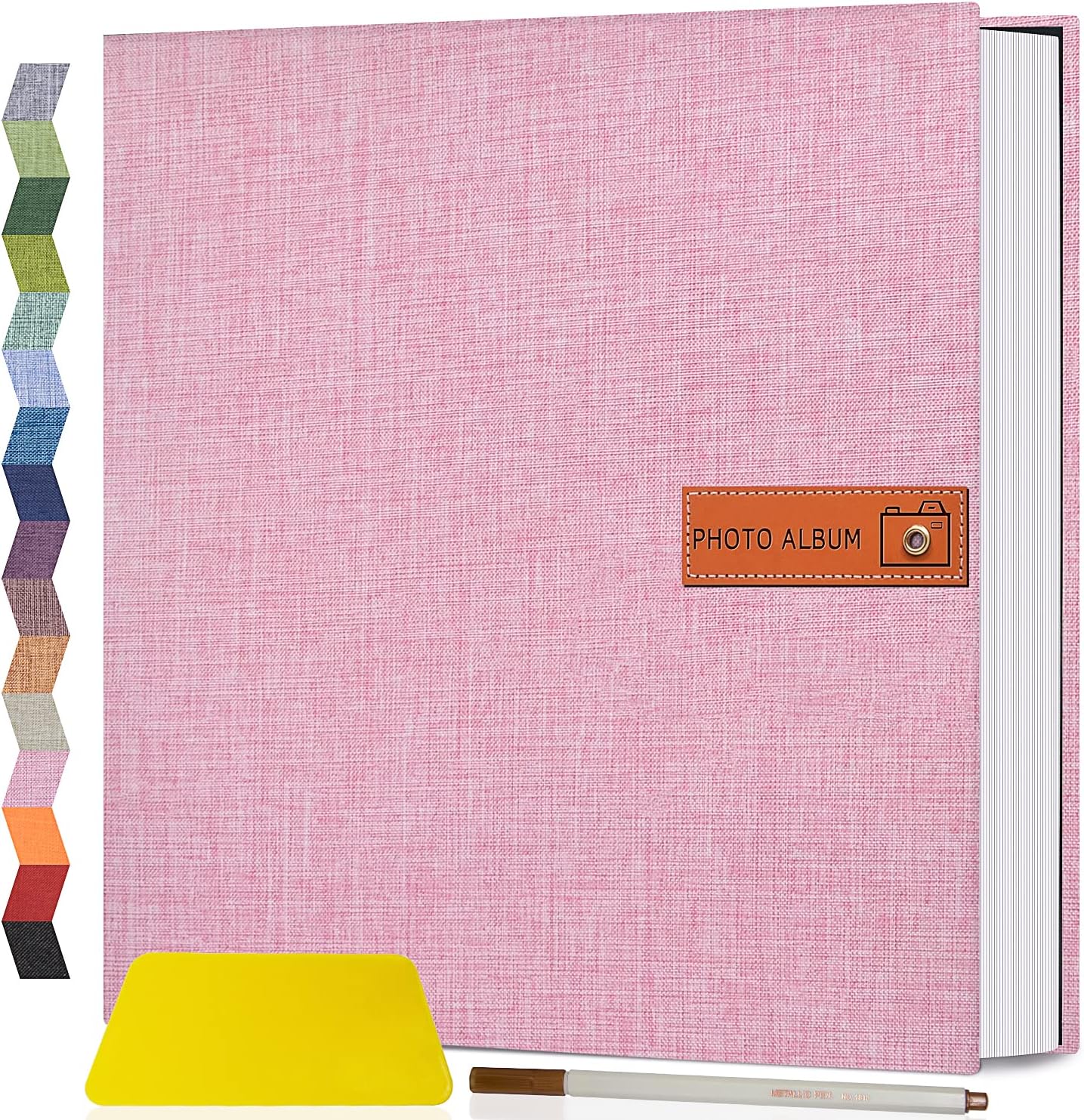 Amazon.com: [2-Pack] Popotop Photo Album Self Adhesive 4x6 5x7 8x10 ...
