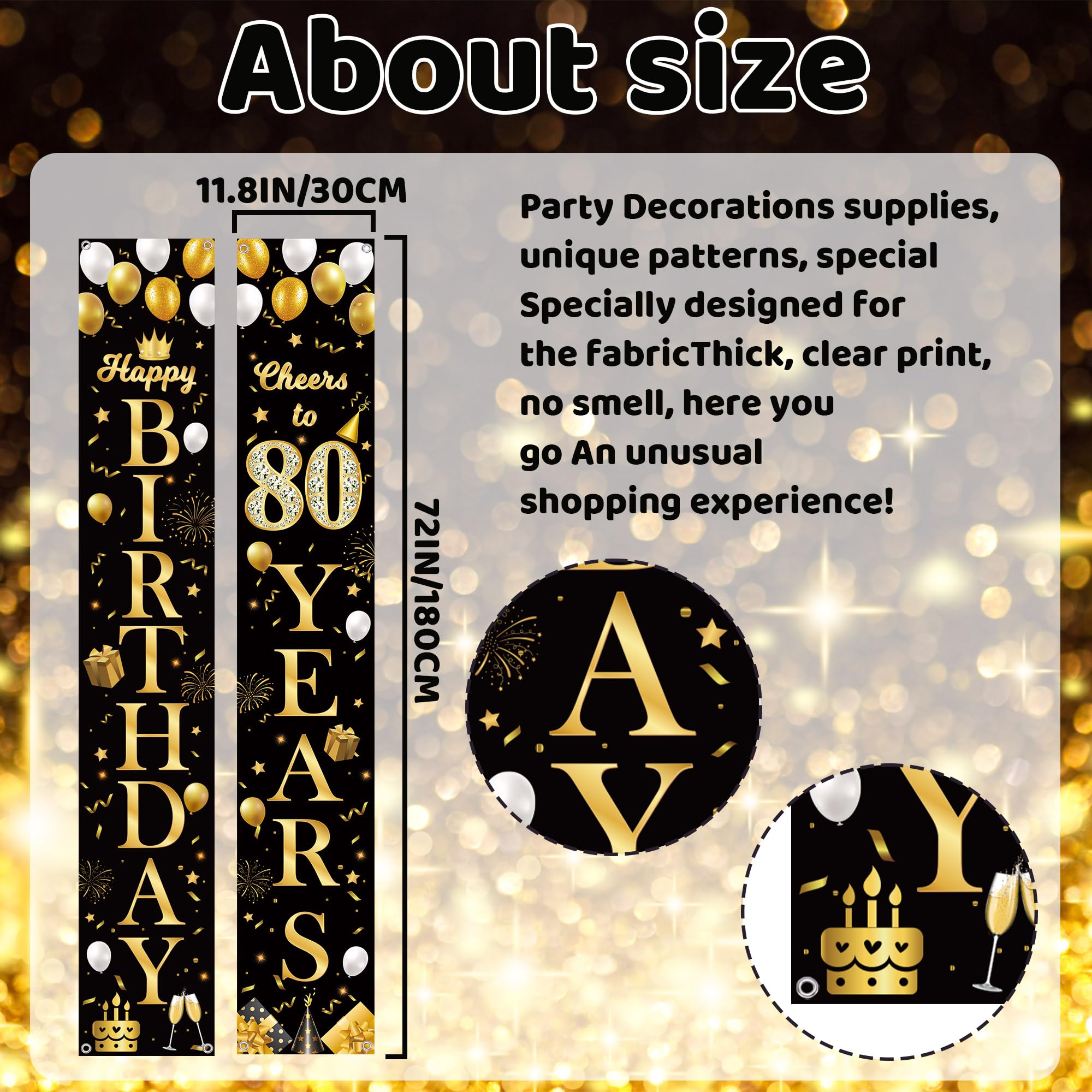 80 Birthday Backdrop PRINTED 80th Birthday Poster, Back In 1945, What ...