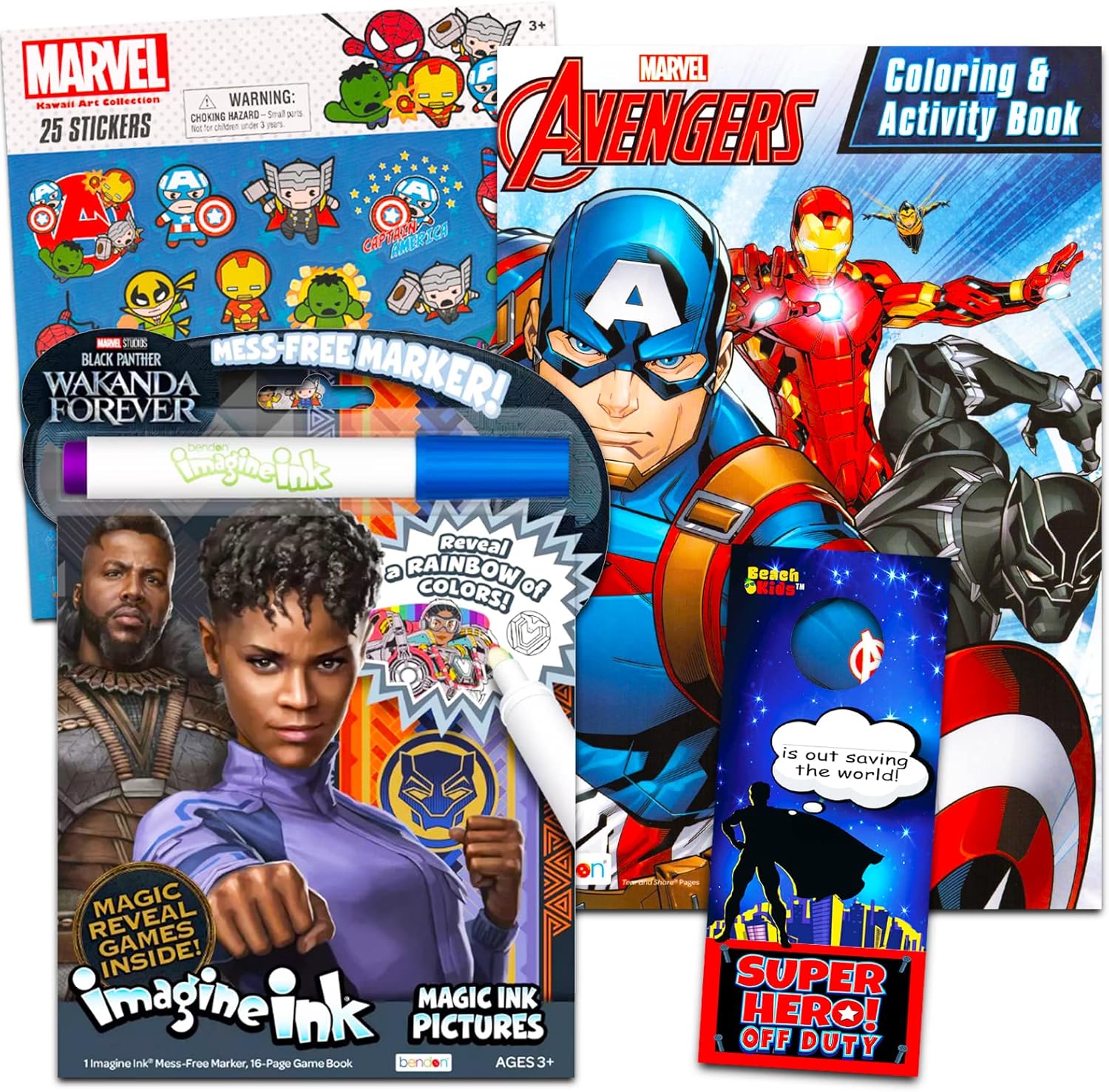 Amazon.com: Black Panther Imagine Ink Set - Bundle with Black Panther ...