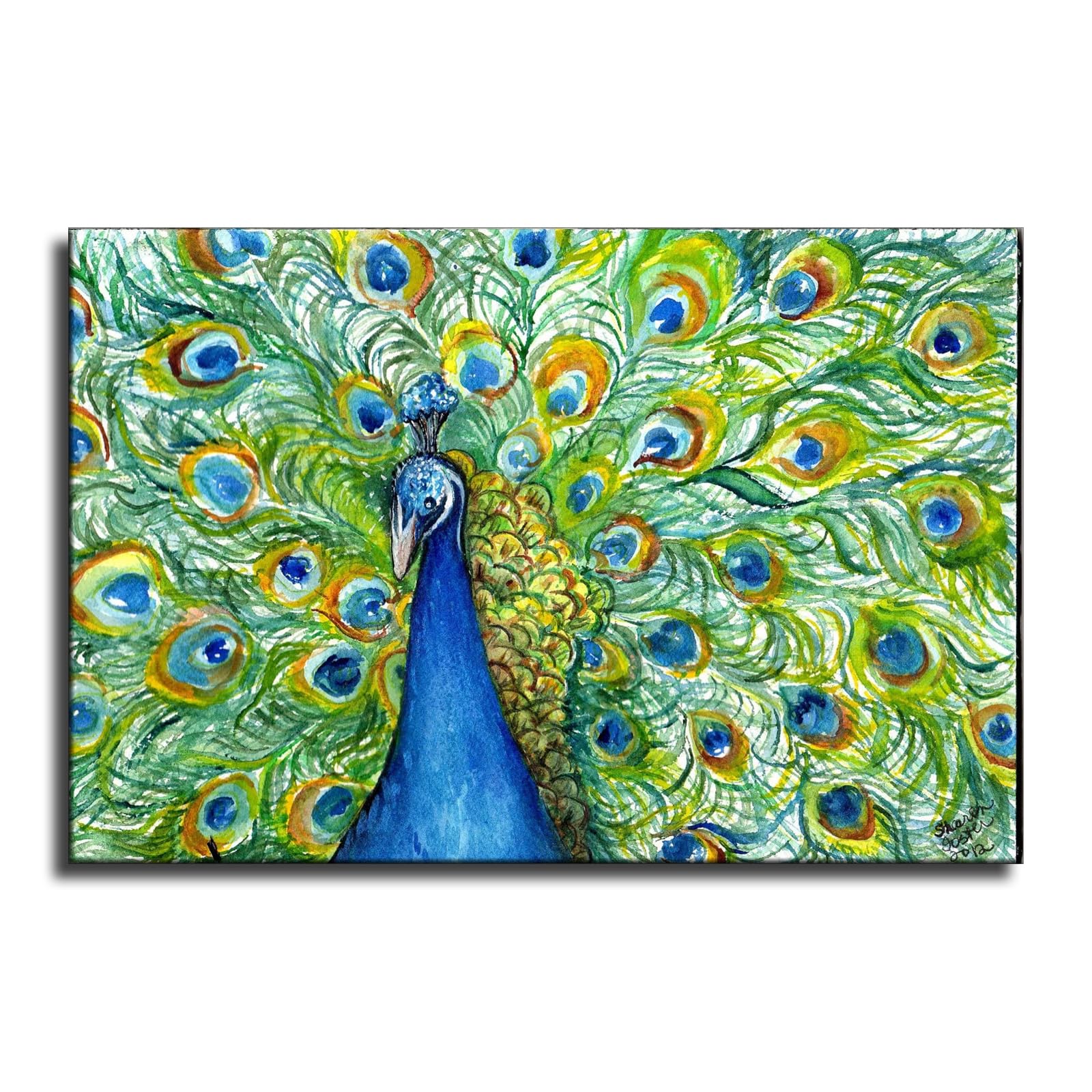 Dibujo Abstracto De Pavo Real