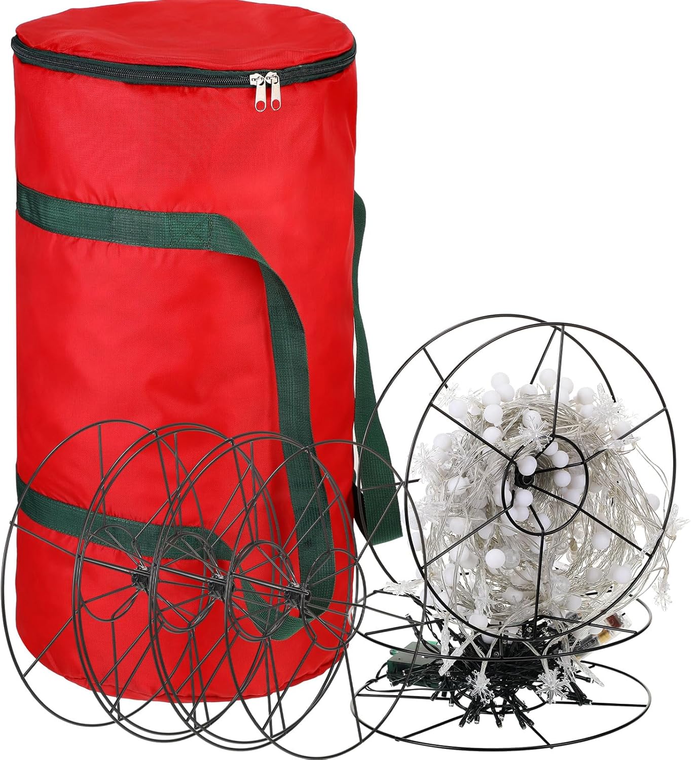 Amazon.com: Hosuly Christmas Light Storage Bag with 5 Metal Reels ...