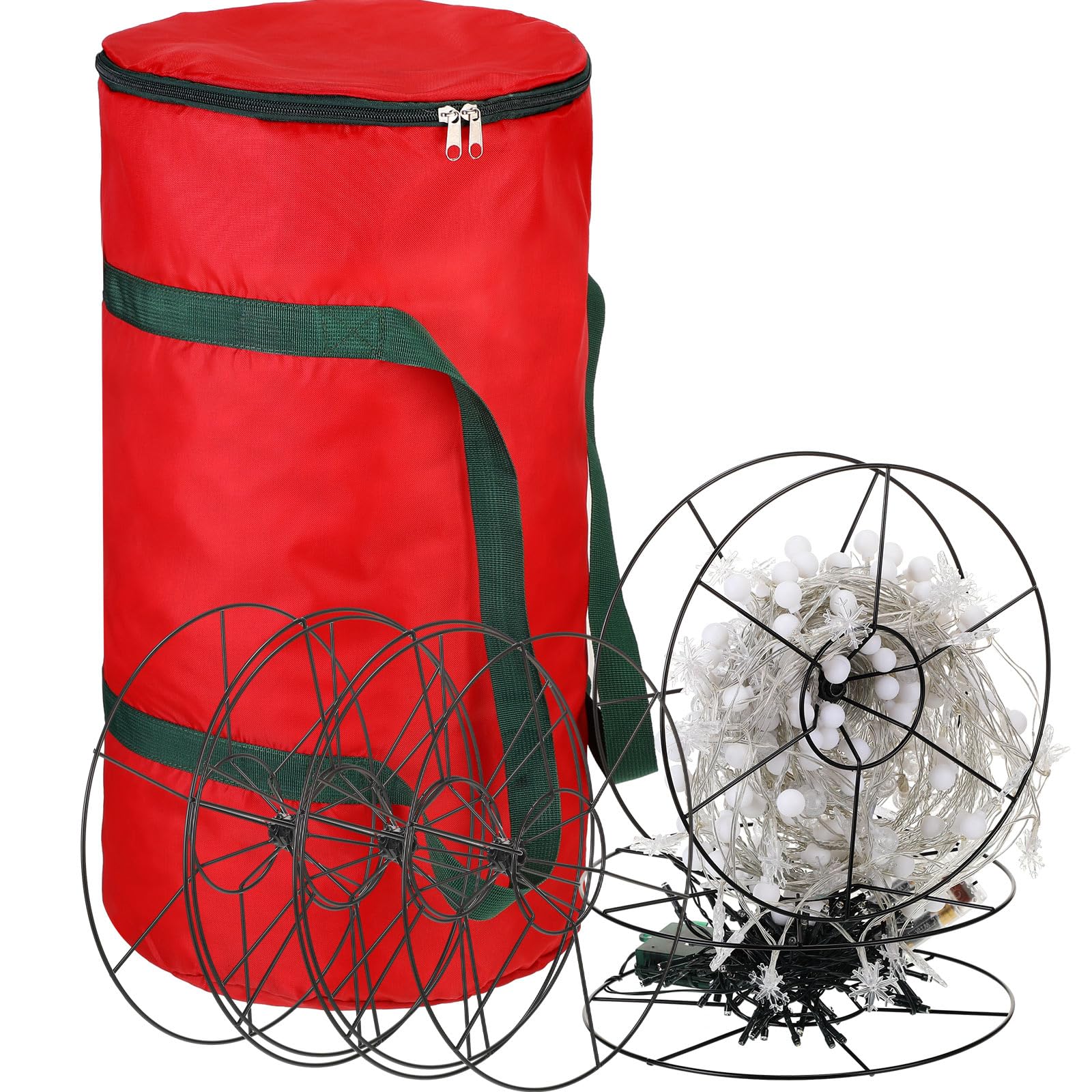 Amazon.com: Hosuly Christmas Light Storage Bag with 5 Metal Reels ...