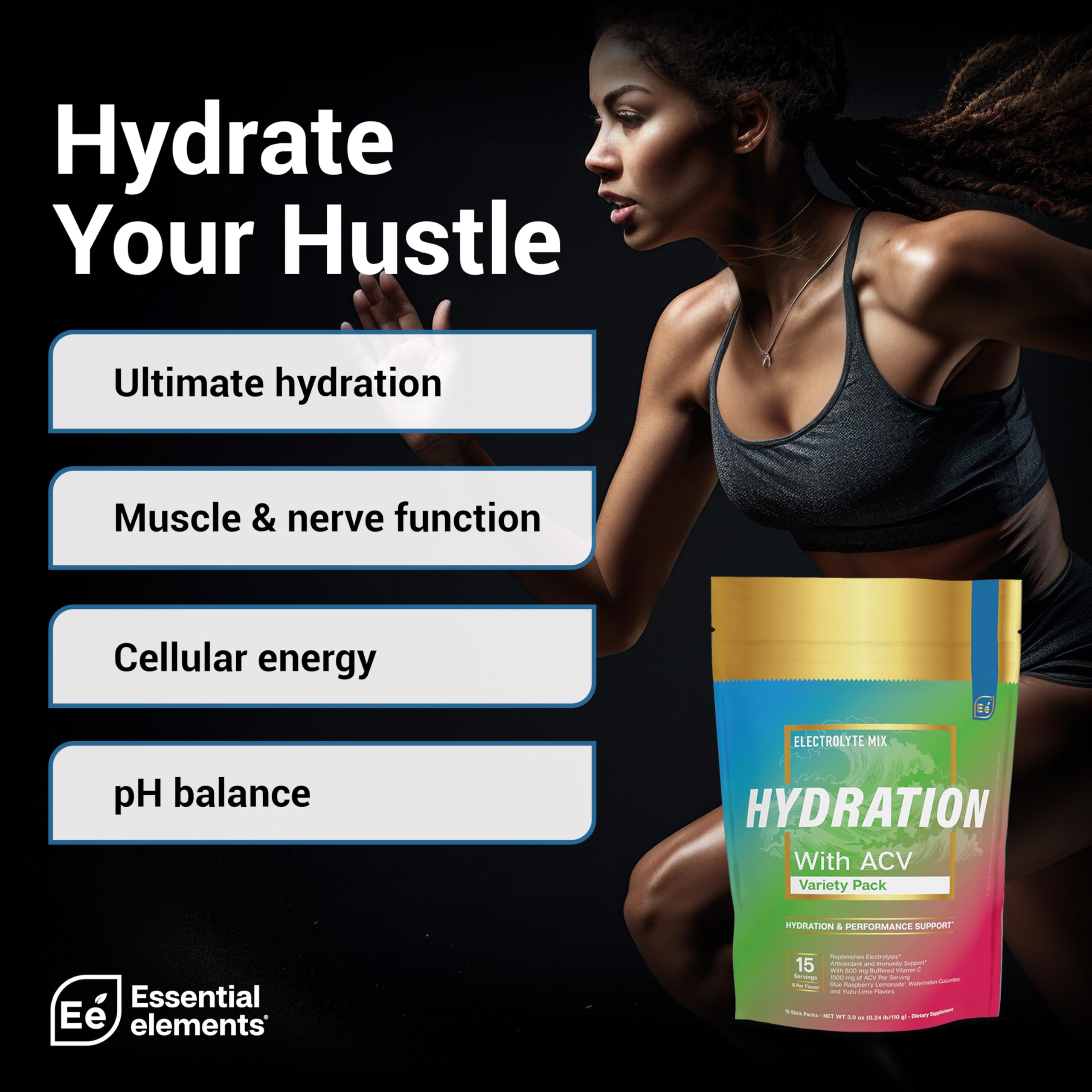 Snapklik.com : Essential Elements Hydration Packets - Electrolytes ...